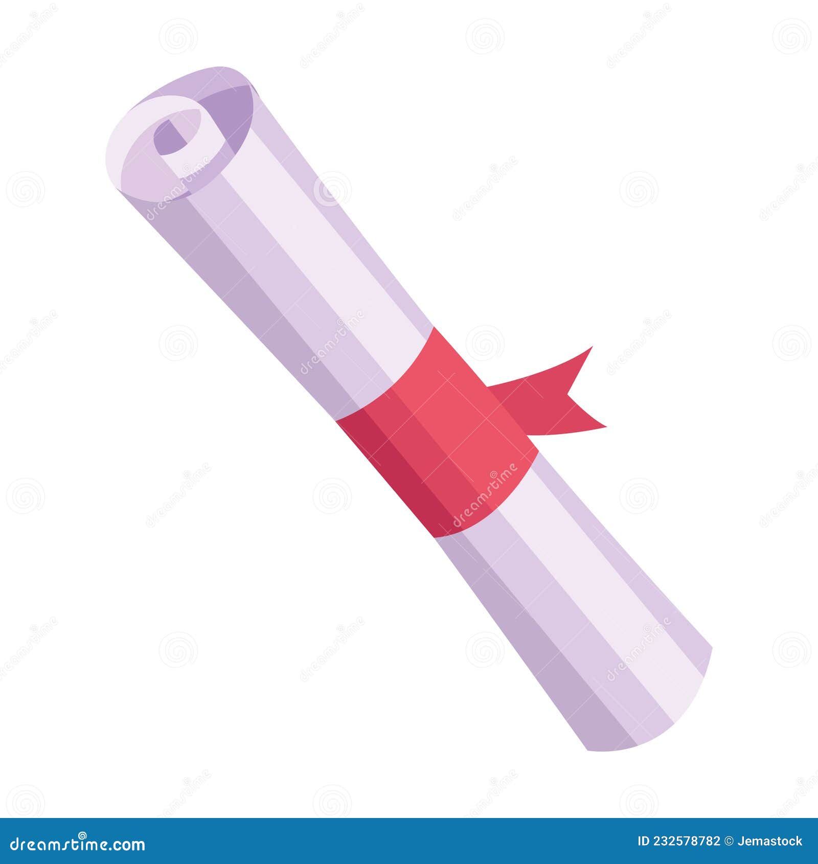 Diploma Roll Icon Vector Isolated On White Background, Diploma Roll ...