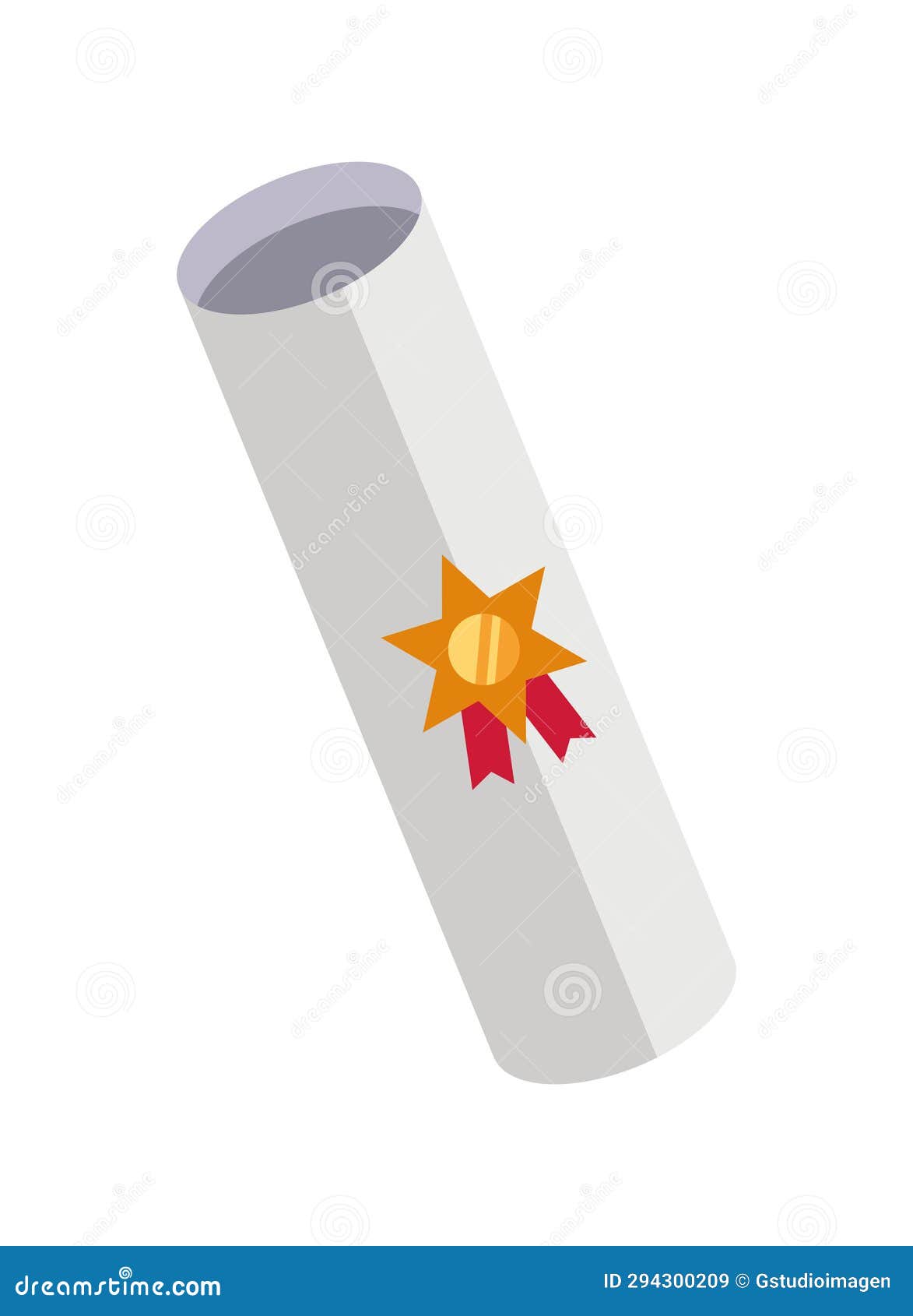 Graduation Diploma and Stamp Stock Vector - Illustration of luxurious ...