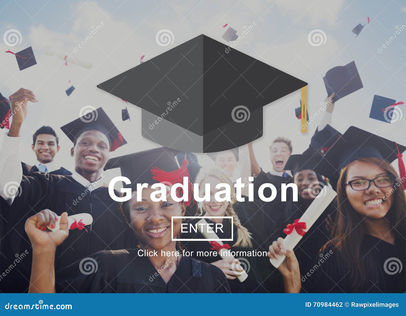 Graduation Education Academic Achievement Concept Stock Photo - Image ...