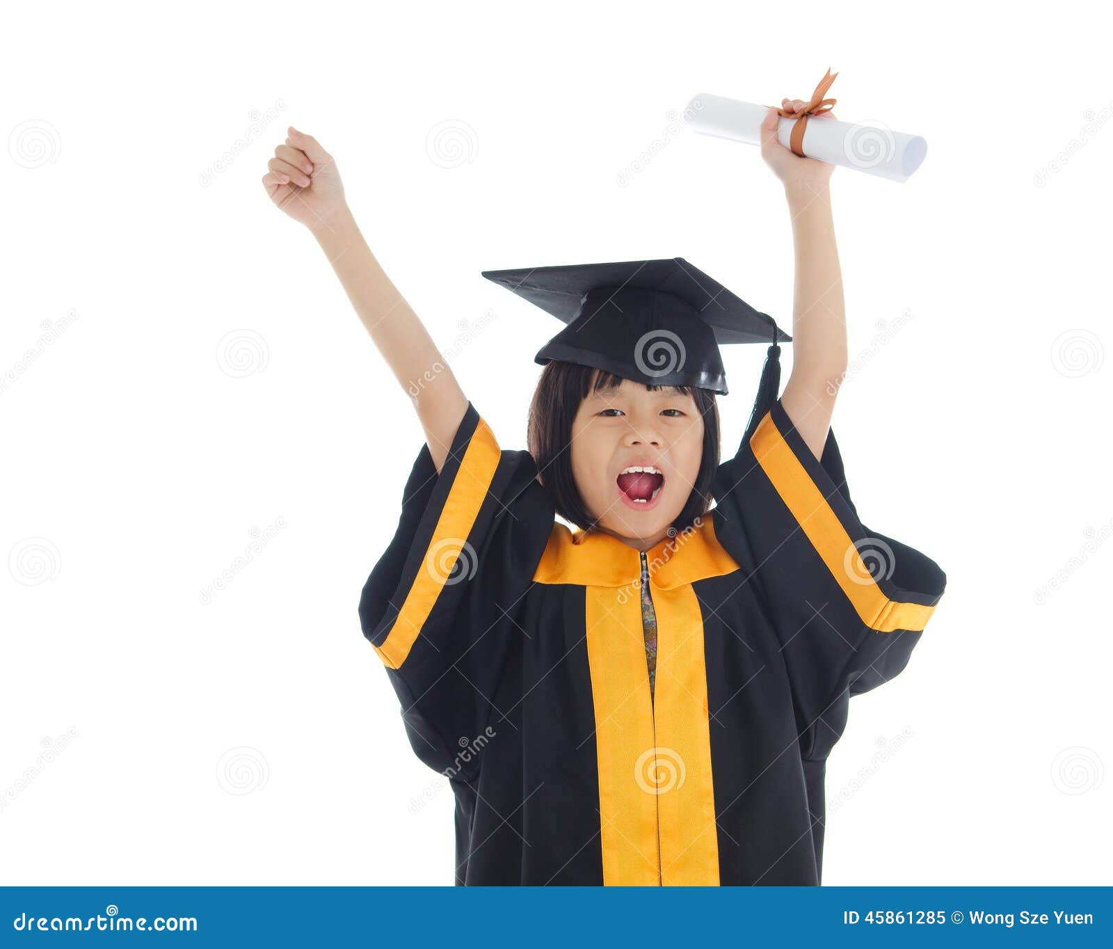 Graduation stock image. Image of happy, student, elementary - 45861285