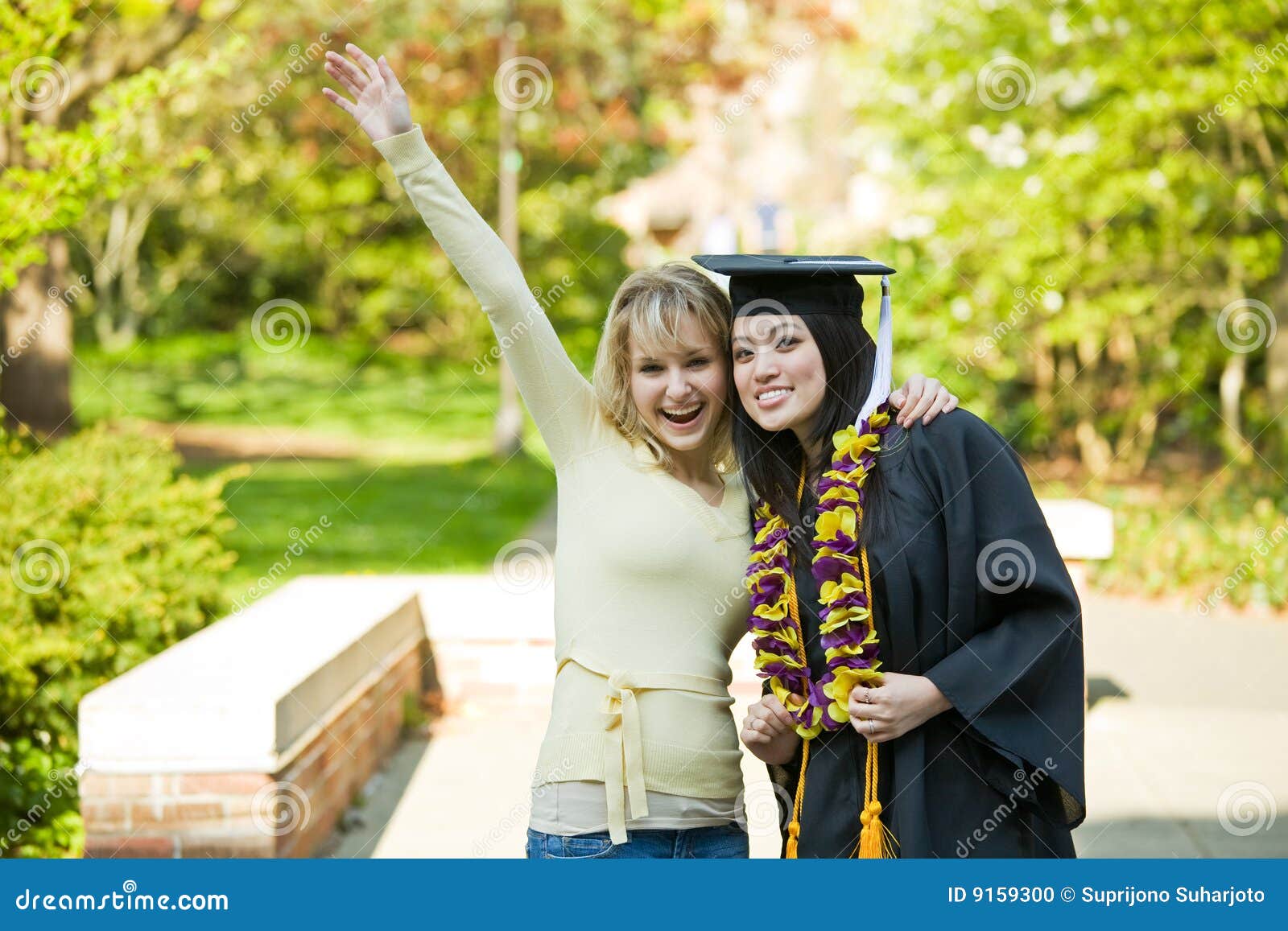 Graduation girl stock photo. Image of asian, beauty, adorable - 9159300