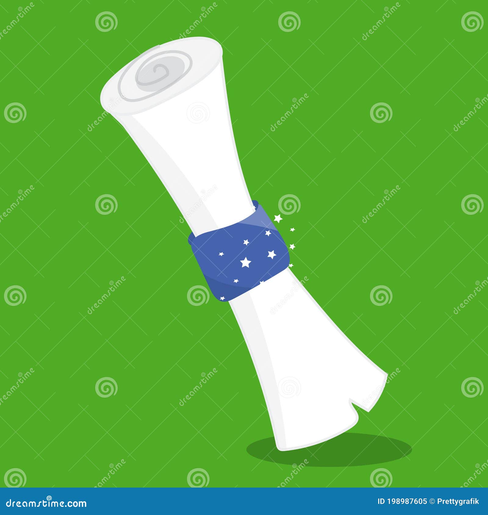 Graduation girl Scroll 16 stock vector. Illustration of vector - 198987605