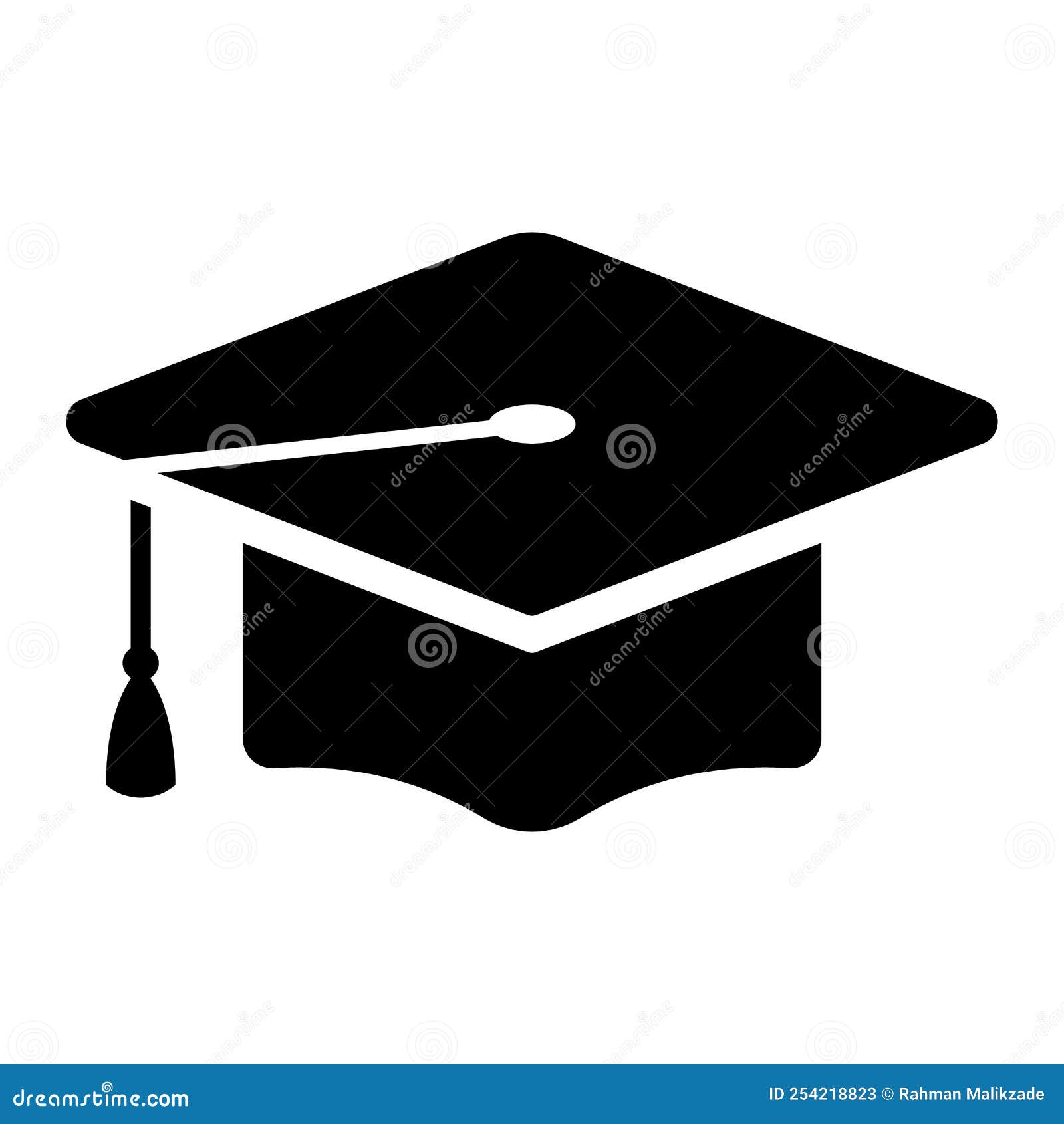 Graduation or Graduate Icon. Students Cap, Education Vector ...