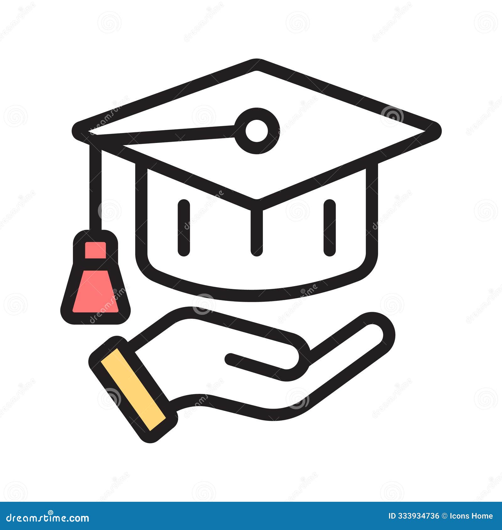 Graduation stock vector. Illustration of graduation - 333934736