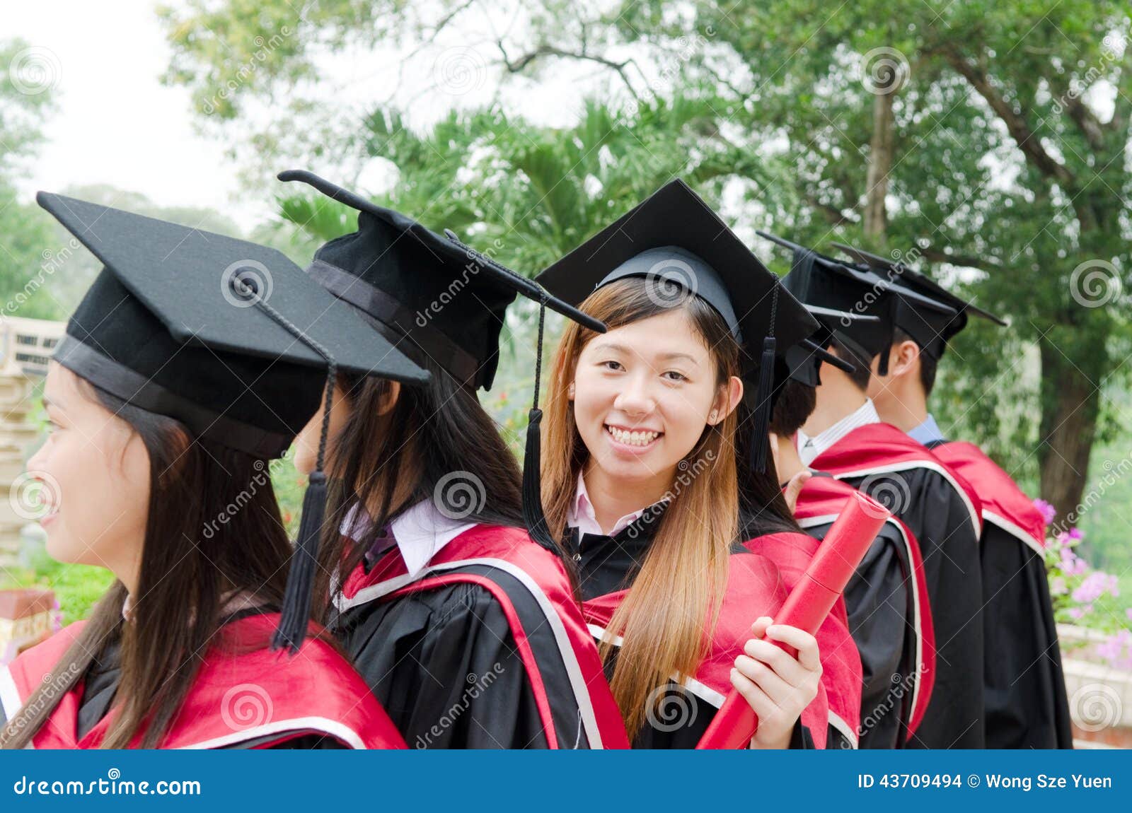 Graduation stock photo. Image of diploma, chinese, success - 43709494
