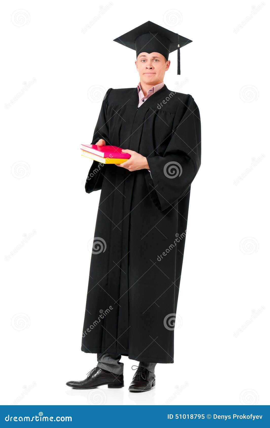 Graduation guy stock image. Image of adult, college, highschool - 51018795