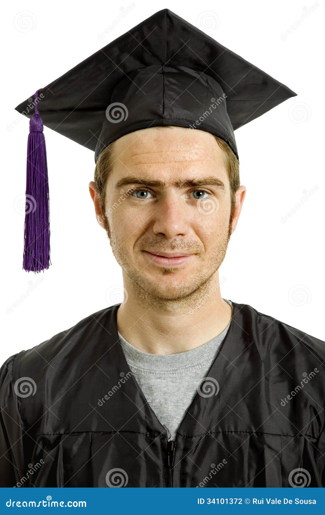 Graduation stock photo. Image of handsome, cheerful, education - 34101372