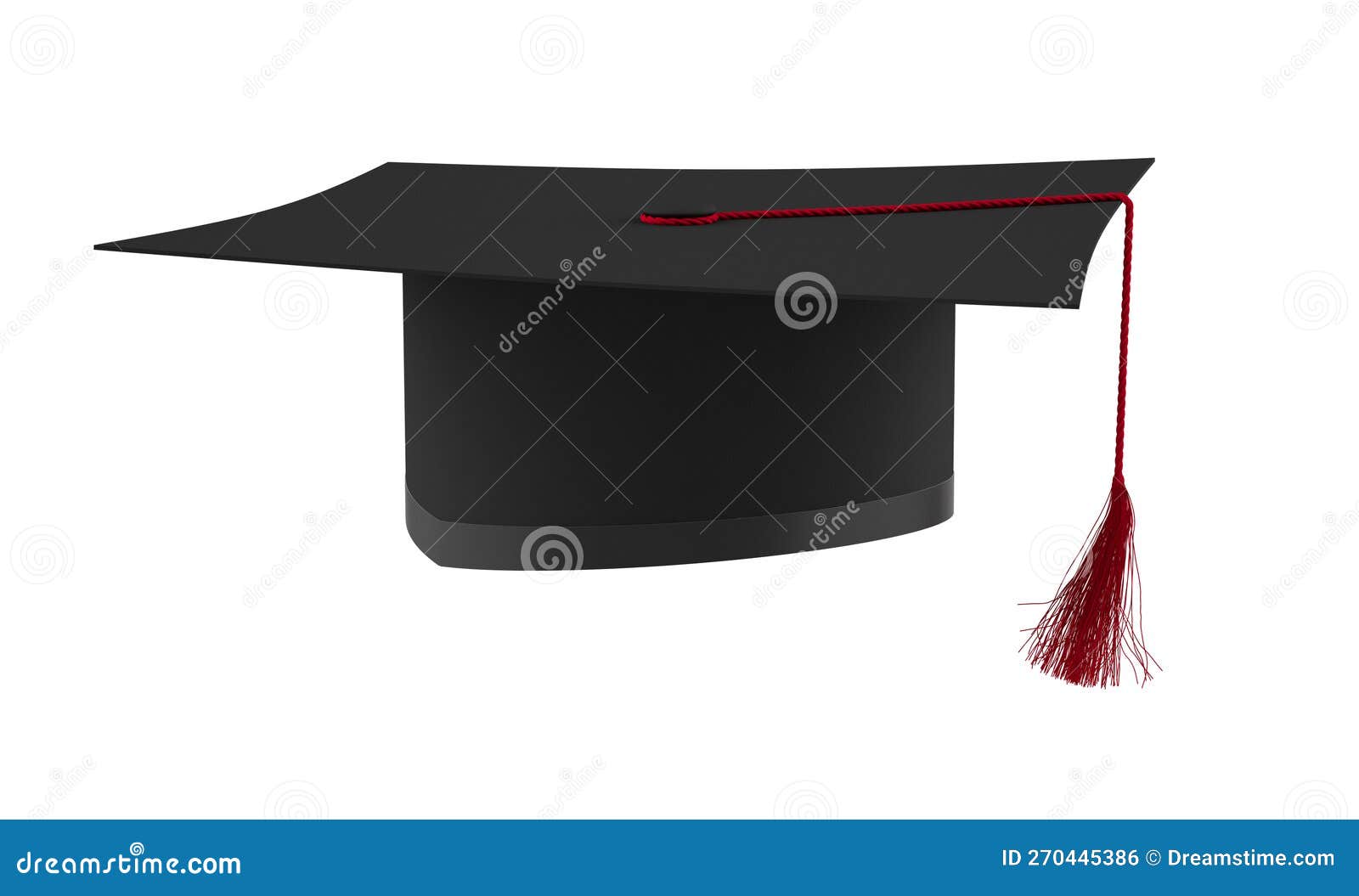 Graduation Hat. Achieved Graduation and Success in Studies. 3d ...