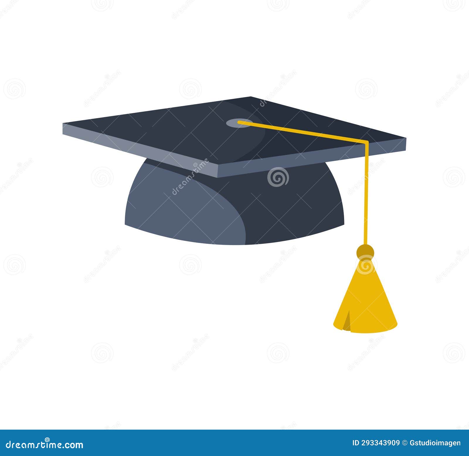 Graduation hat design stock vector. Illustration of school - 293343909
