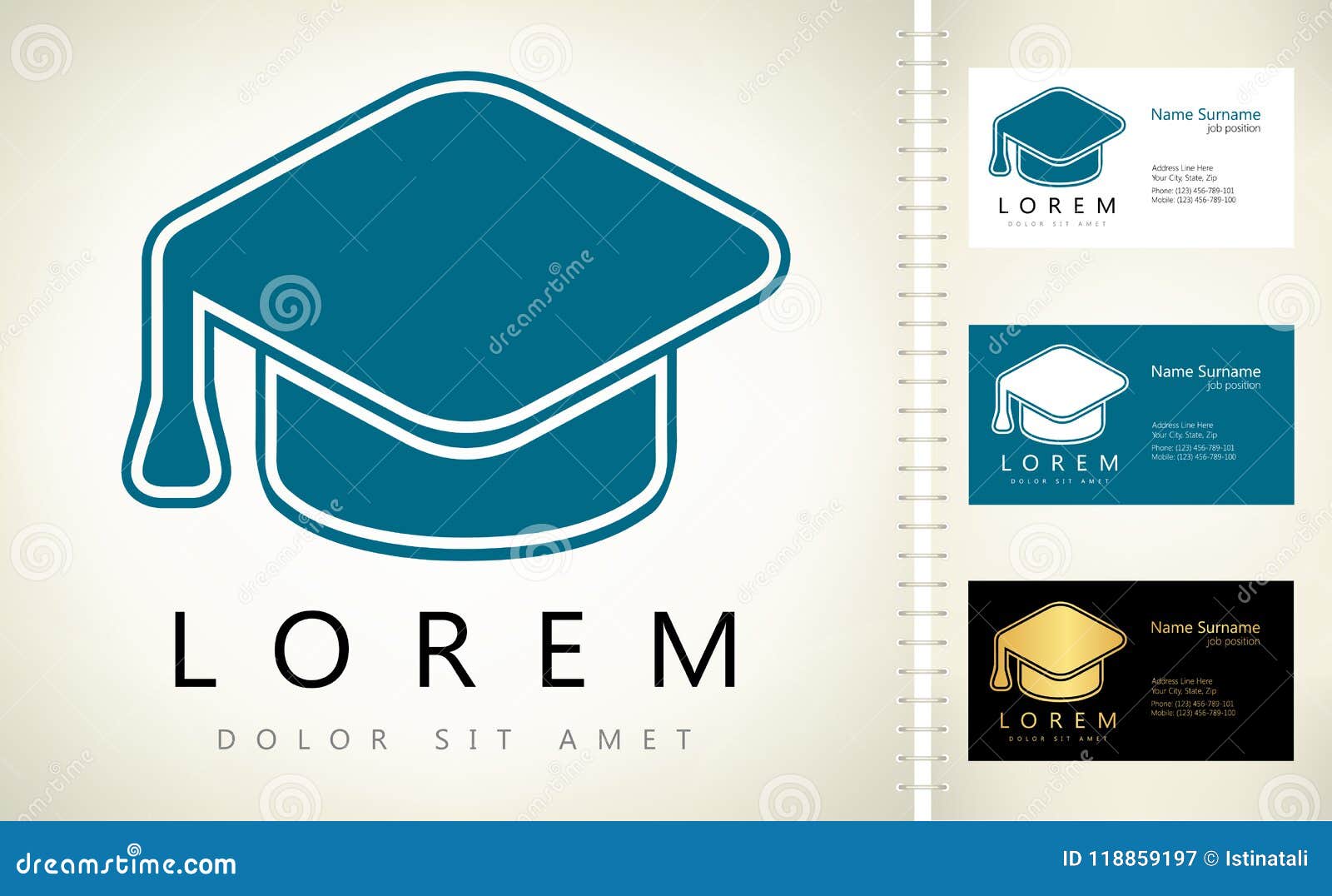 Graduation hat logo vector stock vector. Illustration of graduation ...