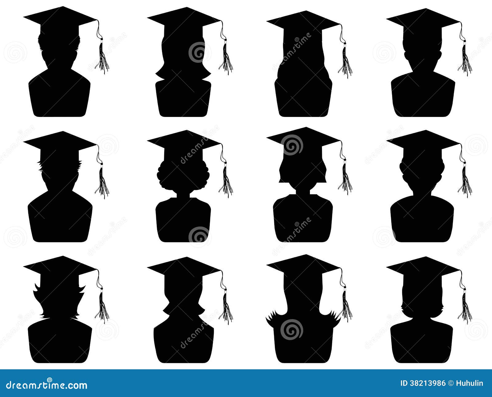 Graduate Head Silhouette