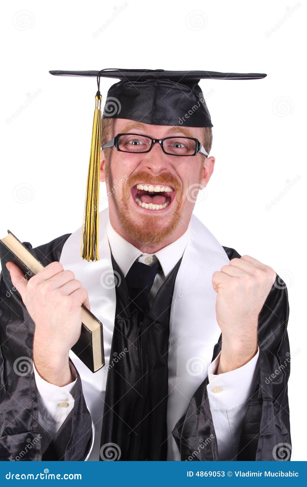 Graduation Heureuse Un Jeune Homme Image stock - Image du avenir, beau ...