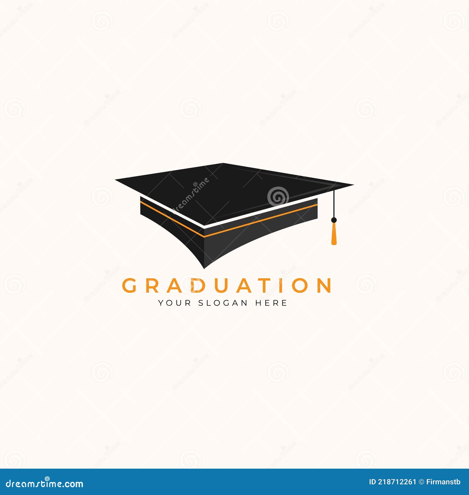 Graduation Icon Logo Concept Vector Design Stock Vector - Illustration ...