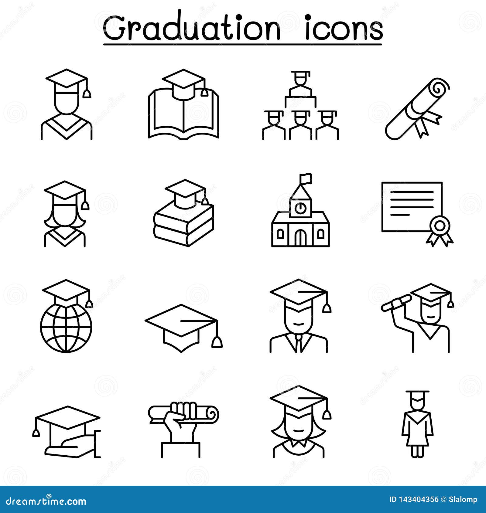 Graduation Cap Icon, Cartoon Style | CartoonDealer.com #78643947