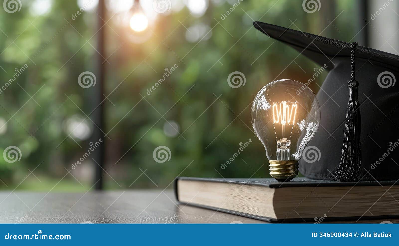 Graduation Journey: Graduate’s Hat Resting on an Open Book, Symbolizing ...