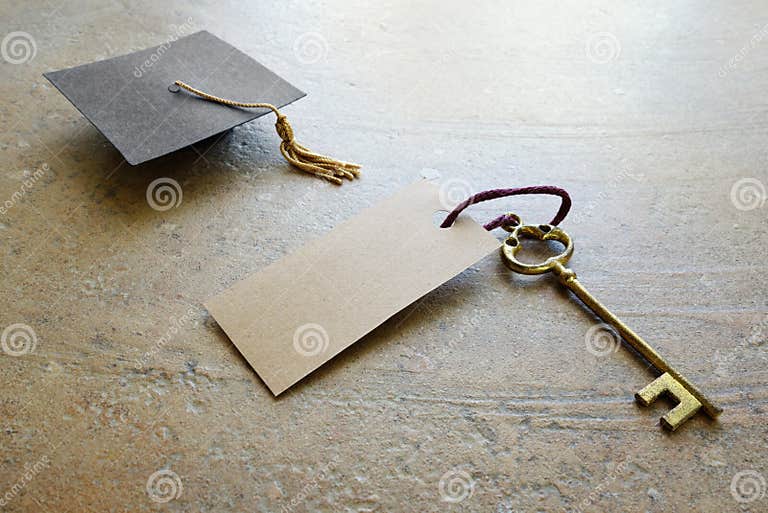 Graduation key stock photo. Image of antique, career - 64032146