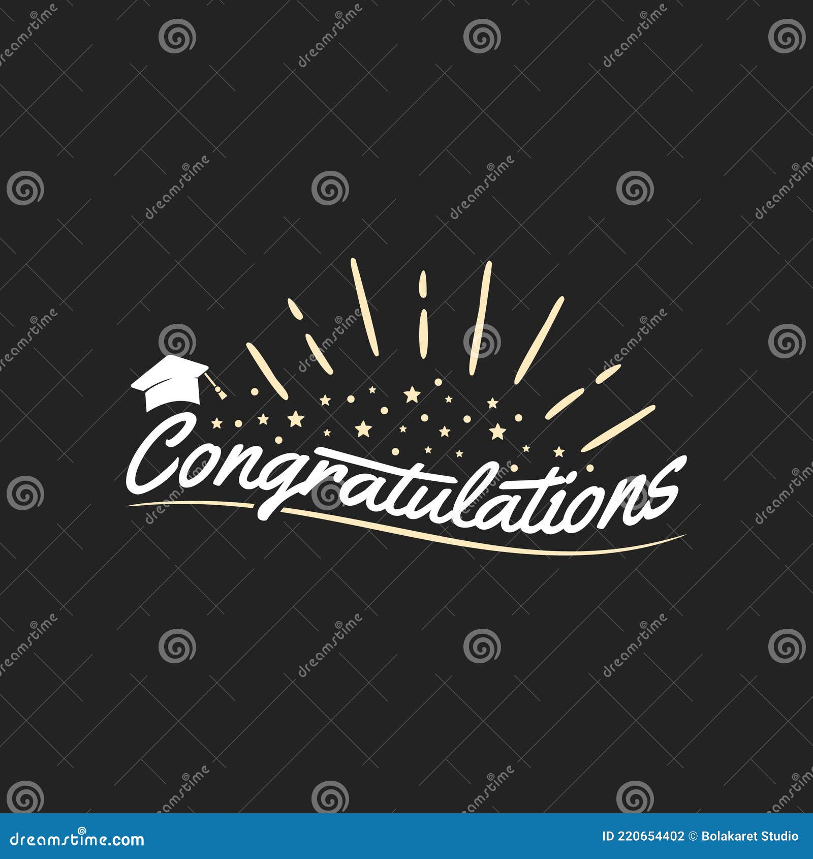 Graduation 2021 Lettering Quotes Typography Design Stock Vector ...