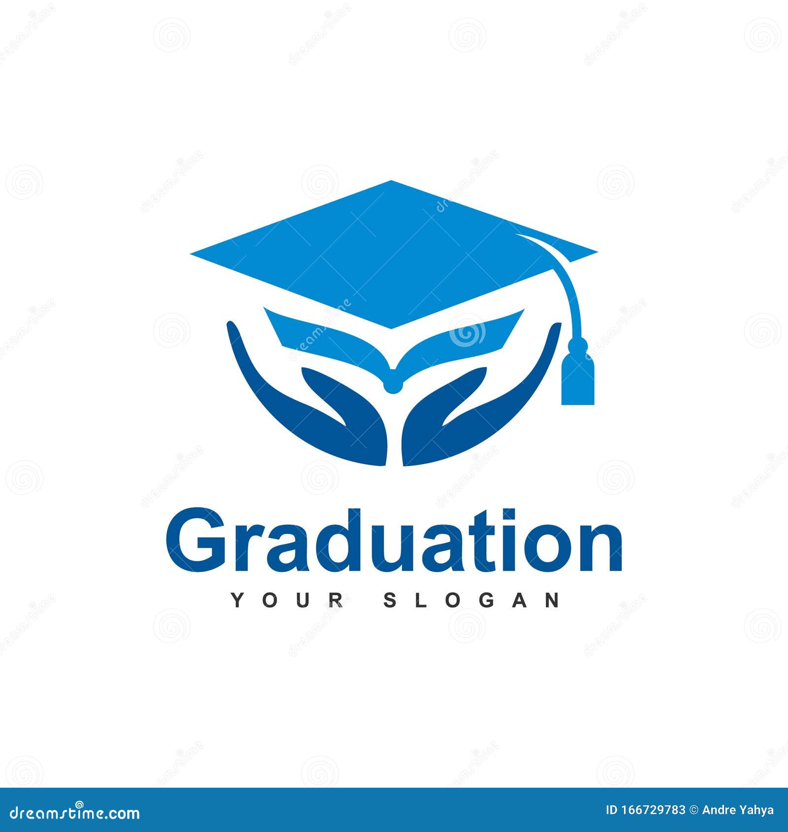 Graduation logo template stock illustration. Illustration of design ...