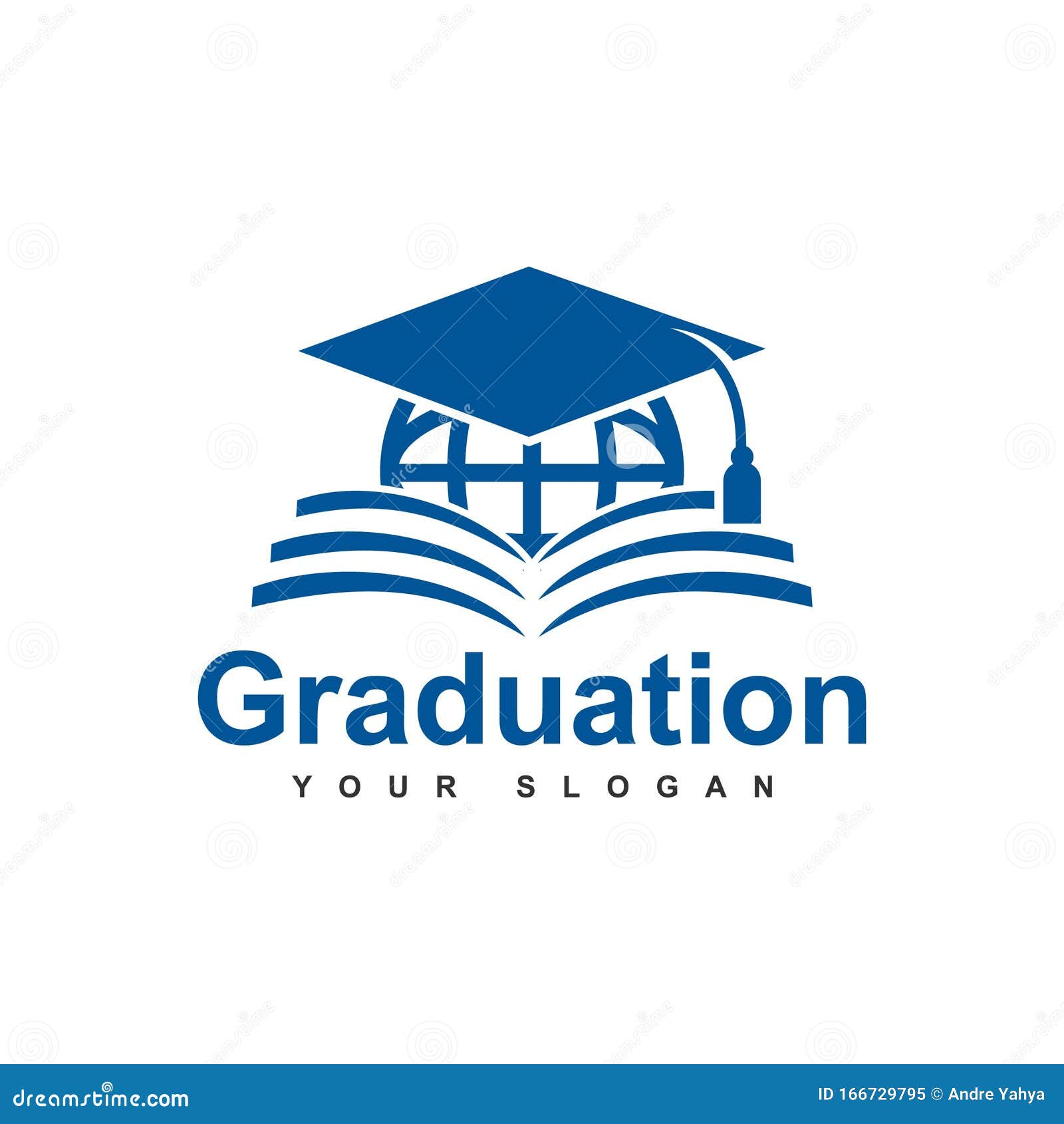 Graduation logo template stock illustration. Illustration of class ...