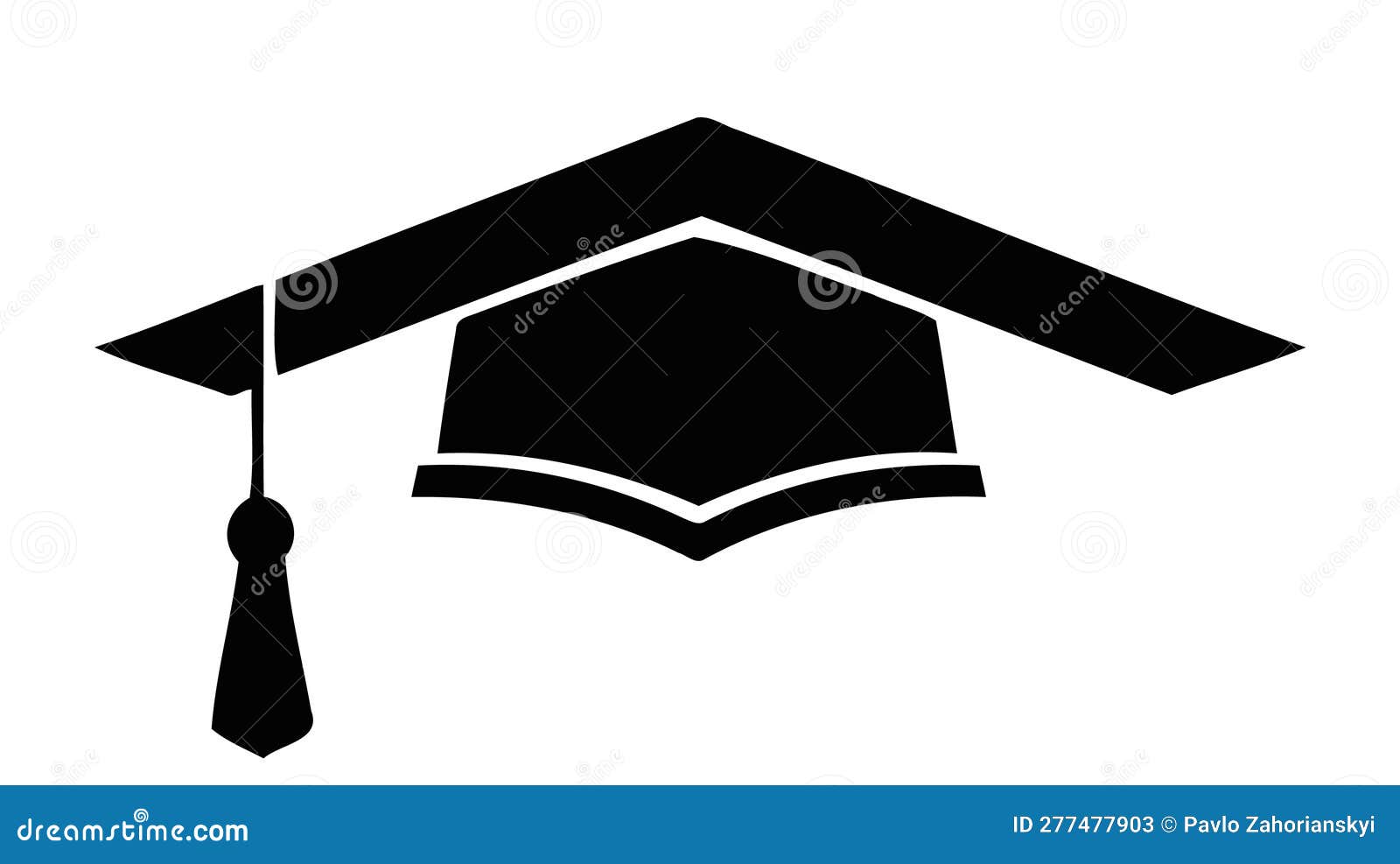 Graduation Logo Template Design Elements. Vector Illustration. Stock ...