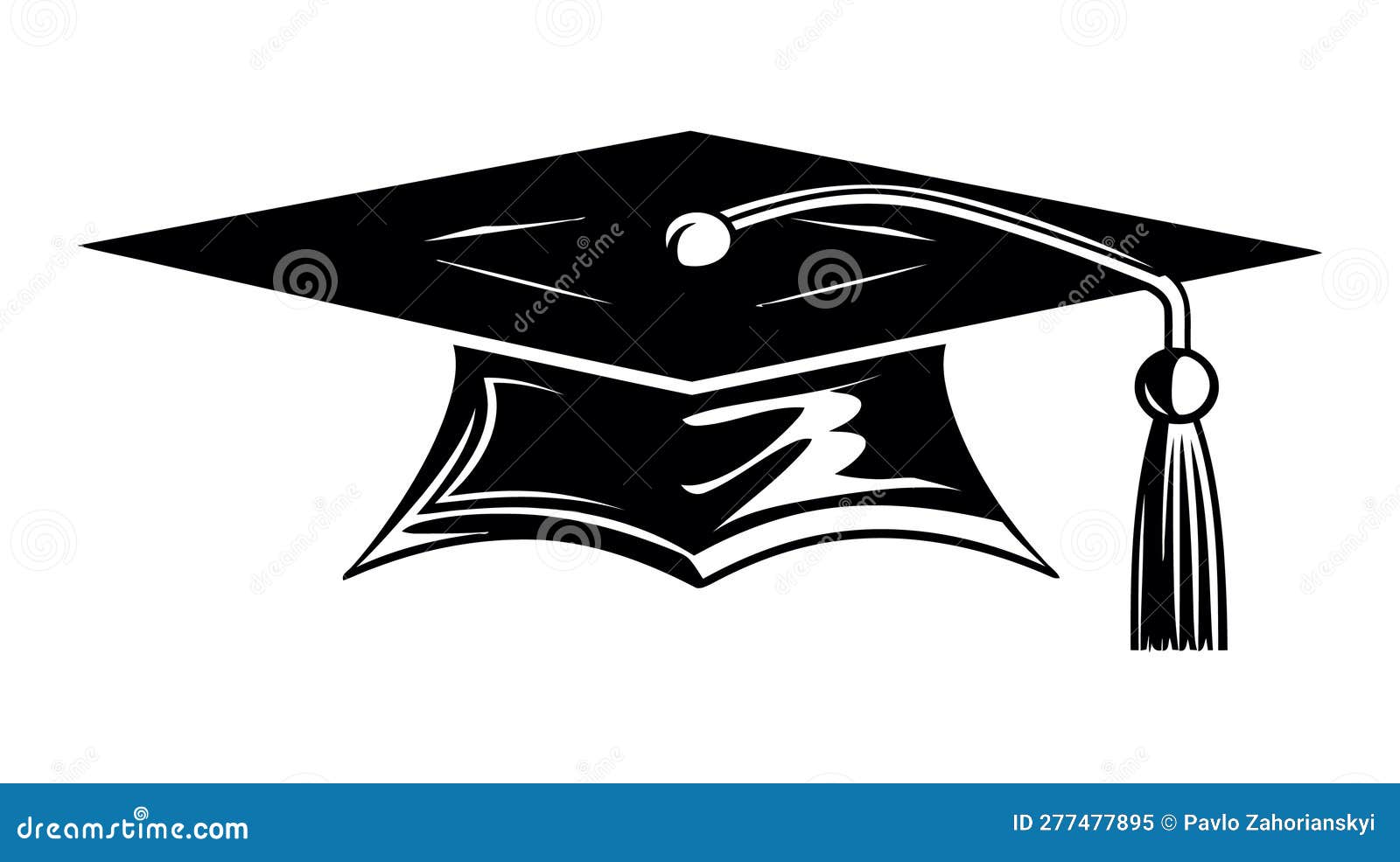 Graduation Logo Template Design Elements. Vector Illustration. Stock ...