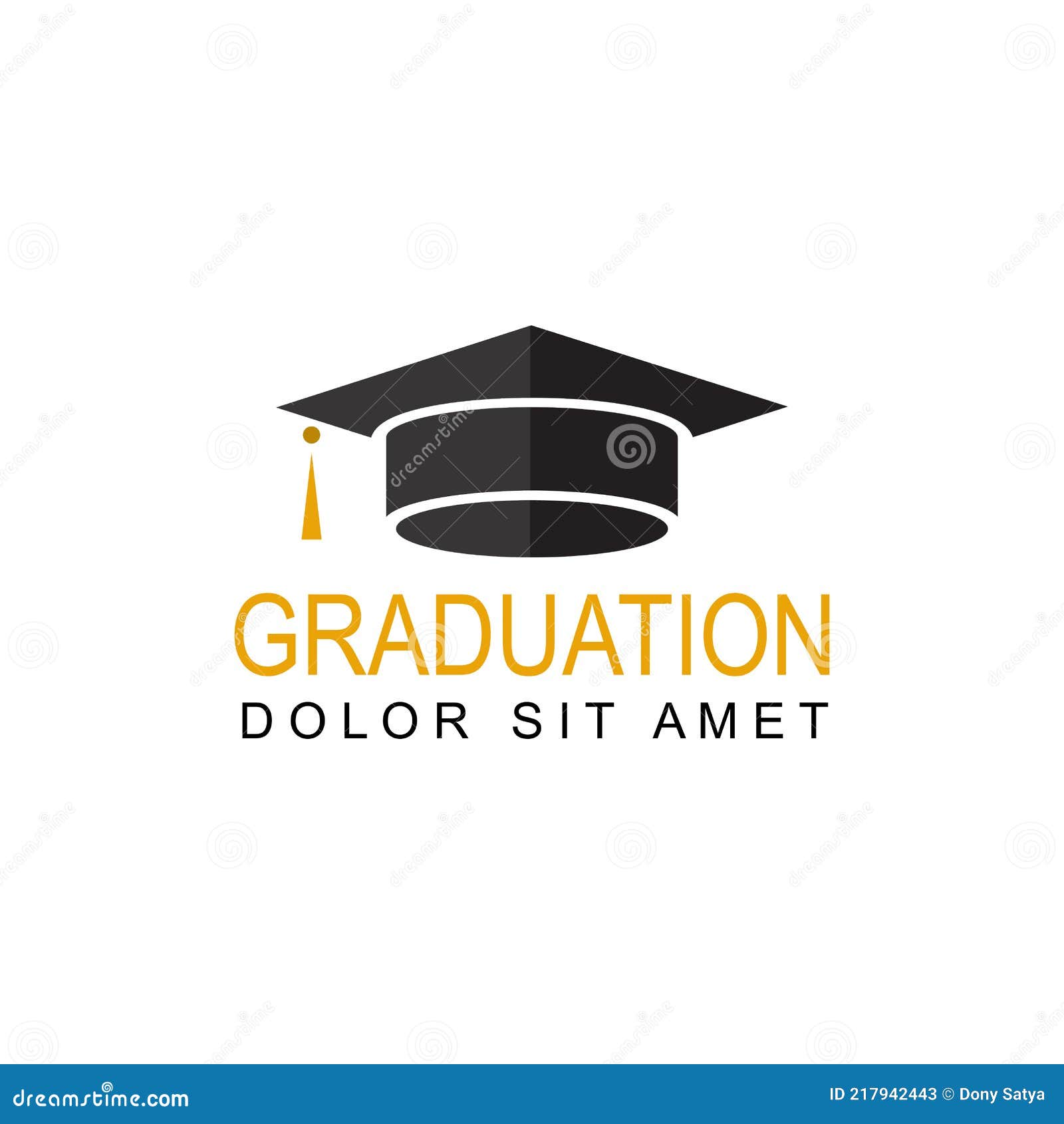 Graduation Logo Template Design Vector Stock Vector - Illustration of ...