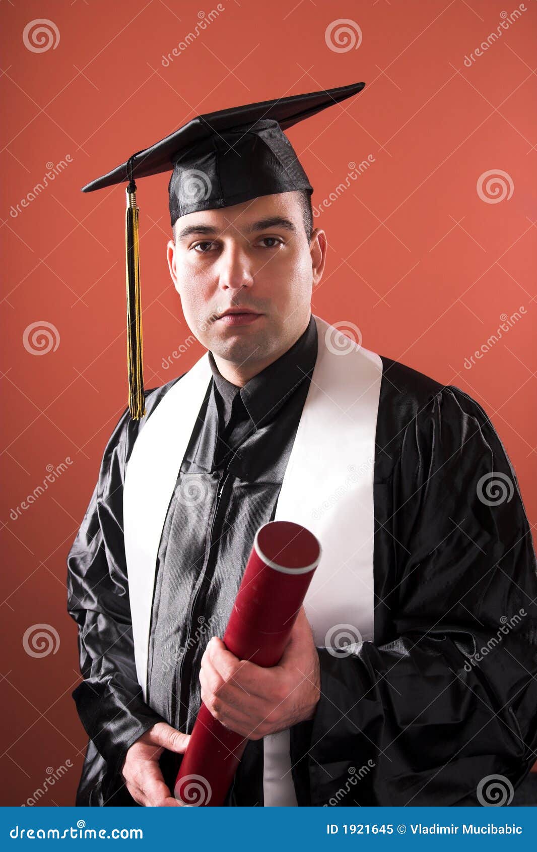Graduation a man stock image. Image of happiness, grade - 1921645