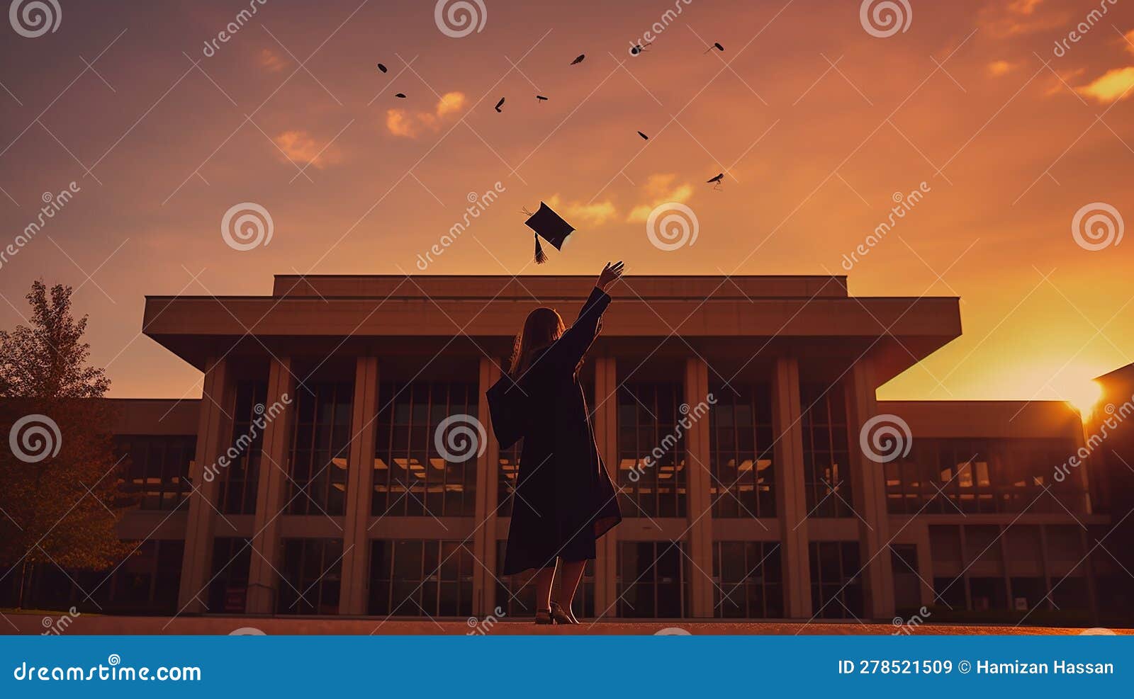 Graduation Marks the End of a Student Formal Education Stock ...