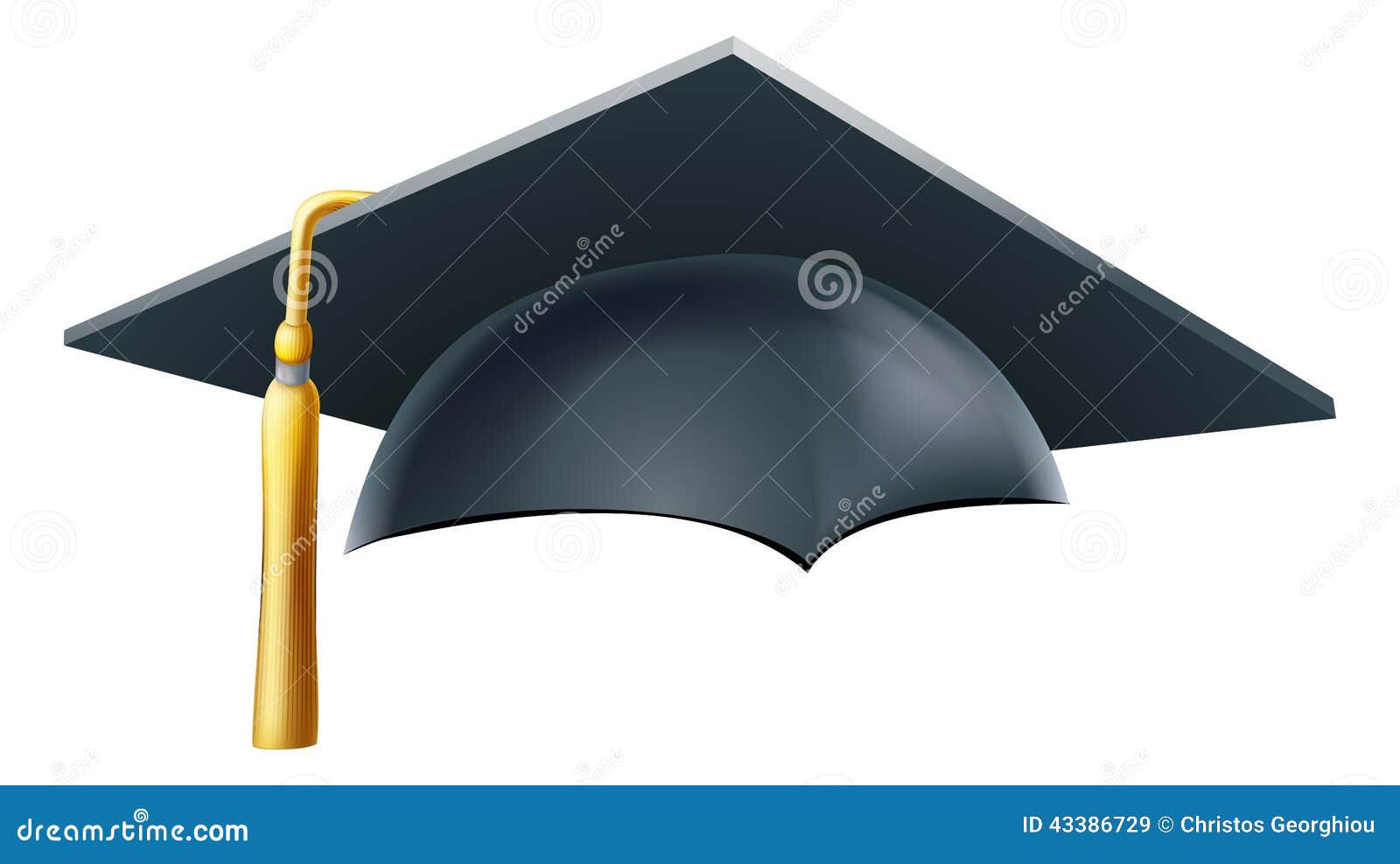 Graduation Convocation Celebration Caps Silhouette Cartoon Vector ...