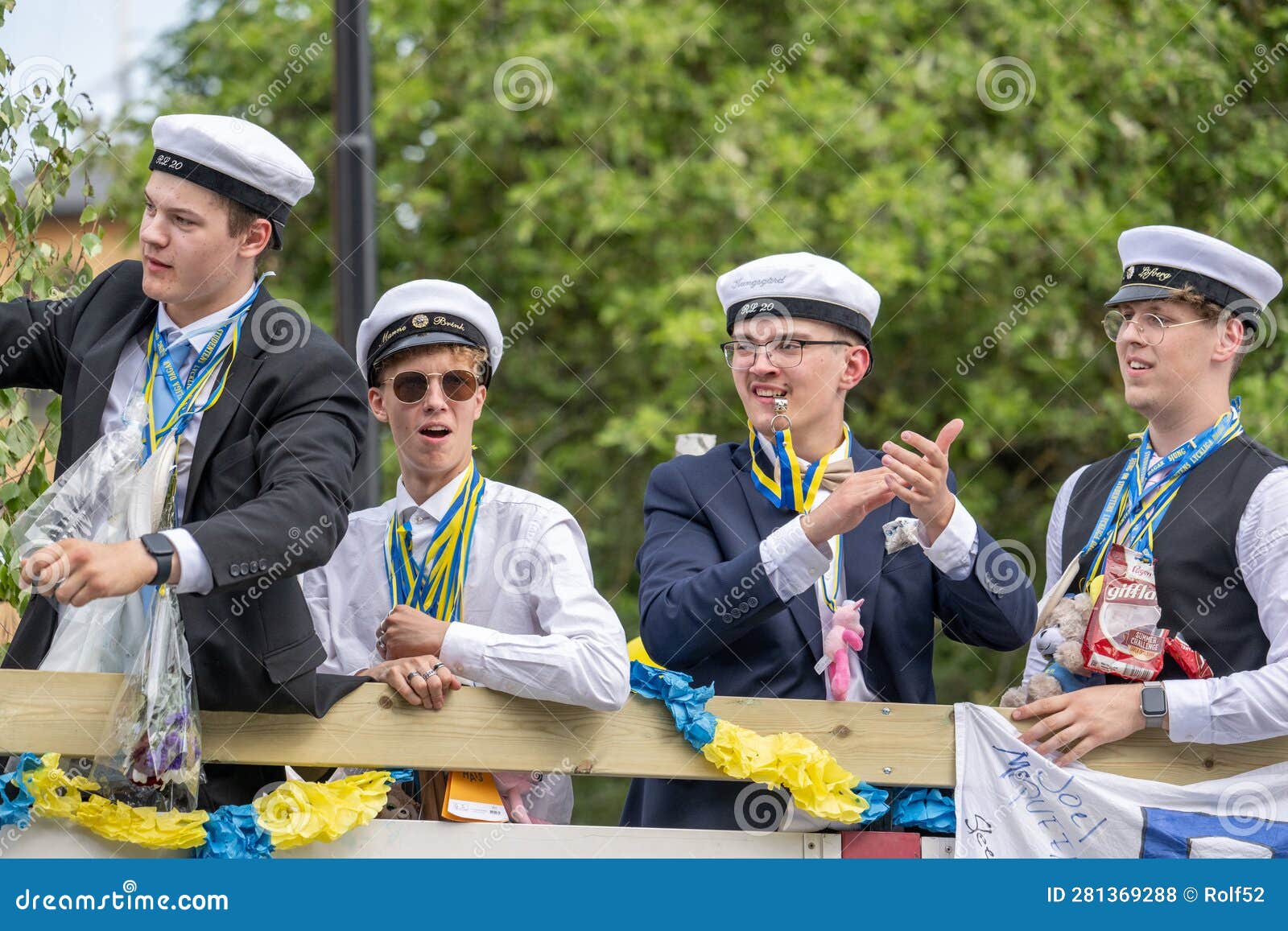 Graduation Parade in Norrkoping, Sweden Editorial Stock Photo - Image ...