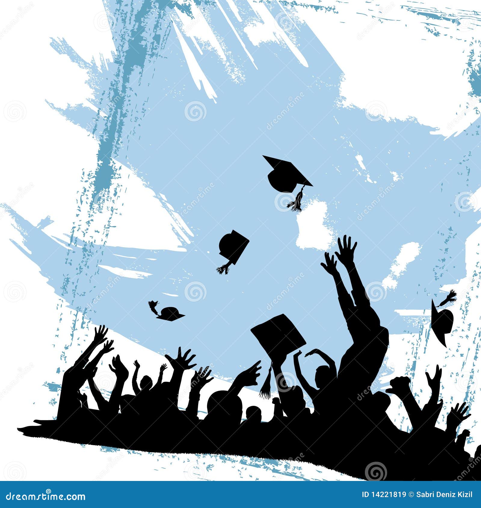 Graduation party stock vector. Illustration of graduates - 14221819