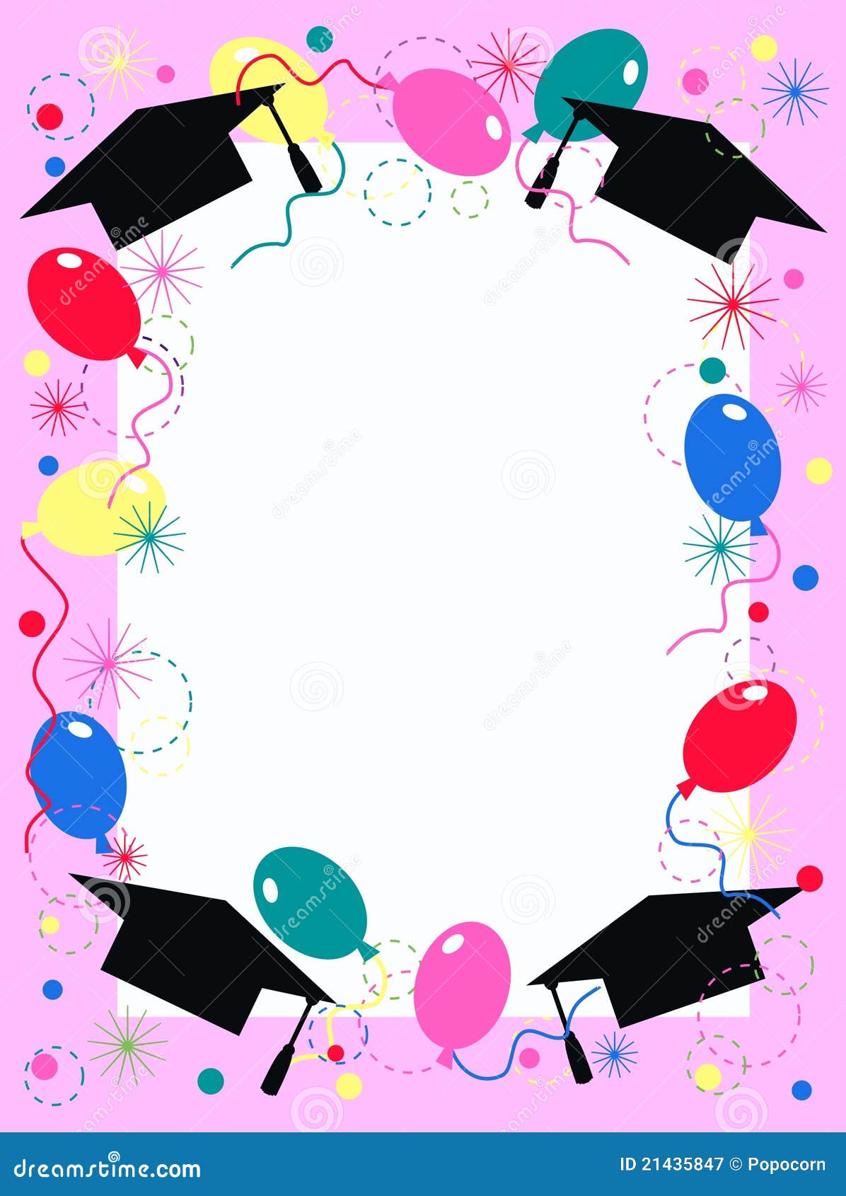 Graduation Invitation Border Designs