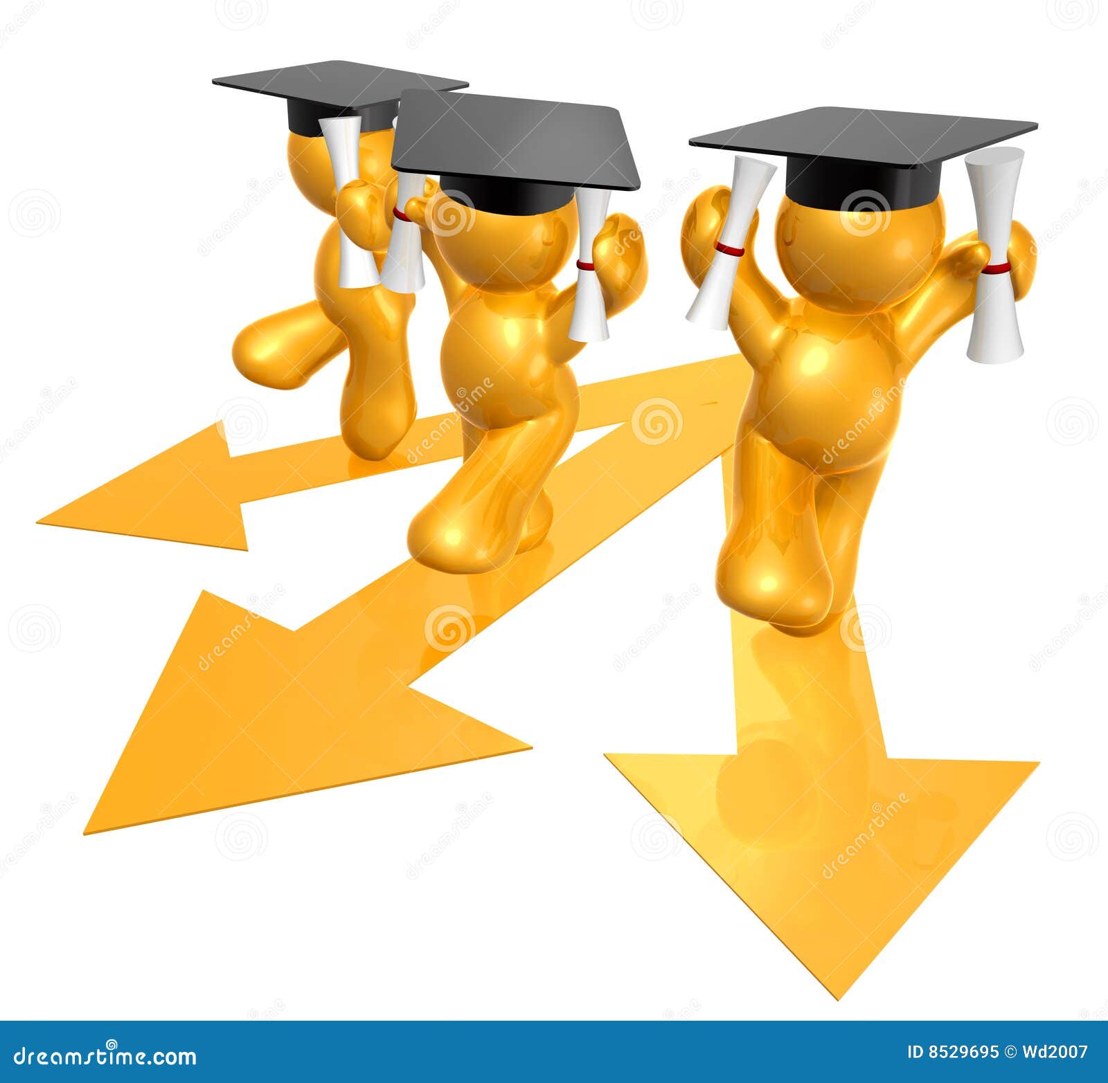 Graduation Path Icon Figure Stock Illustration - Illustration of proof ...
