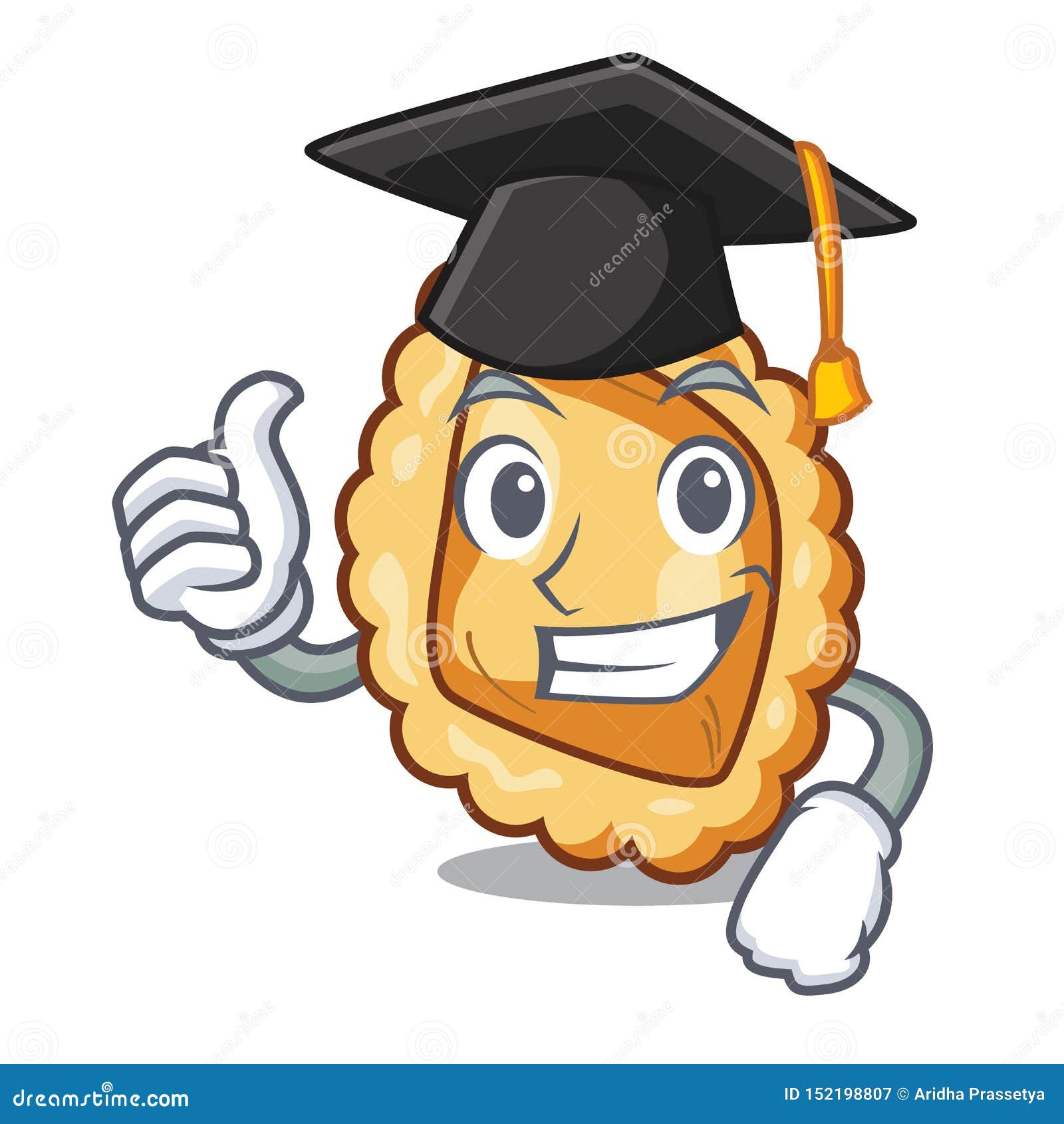 Graduation Ravioli in the a Cartoon Bowl Stock Vector - Illustration of ...