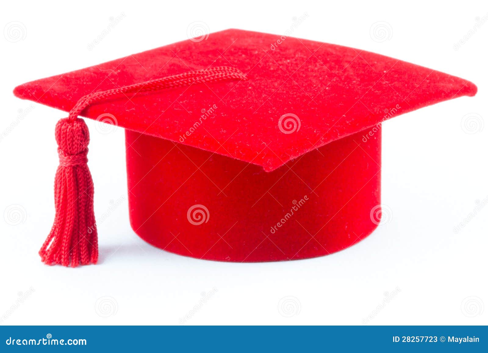 Red Graduation Cap 2017