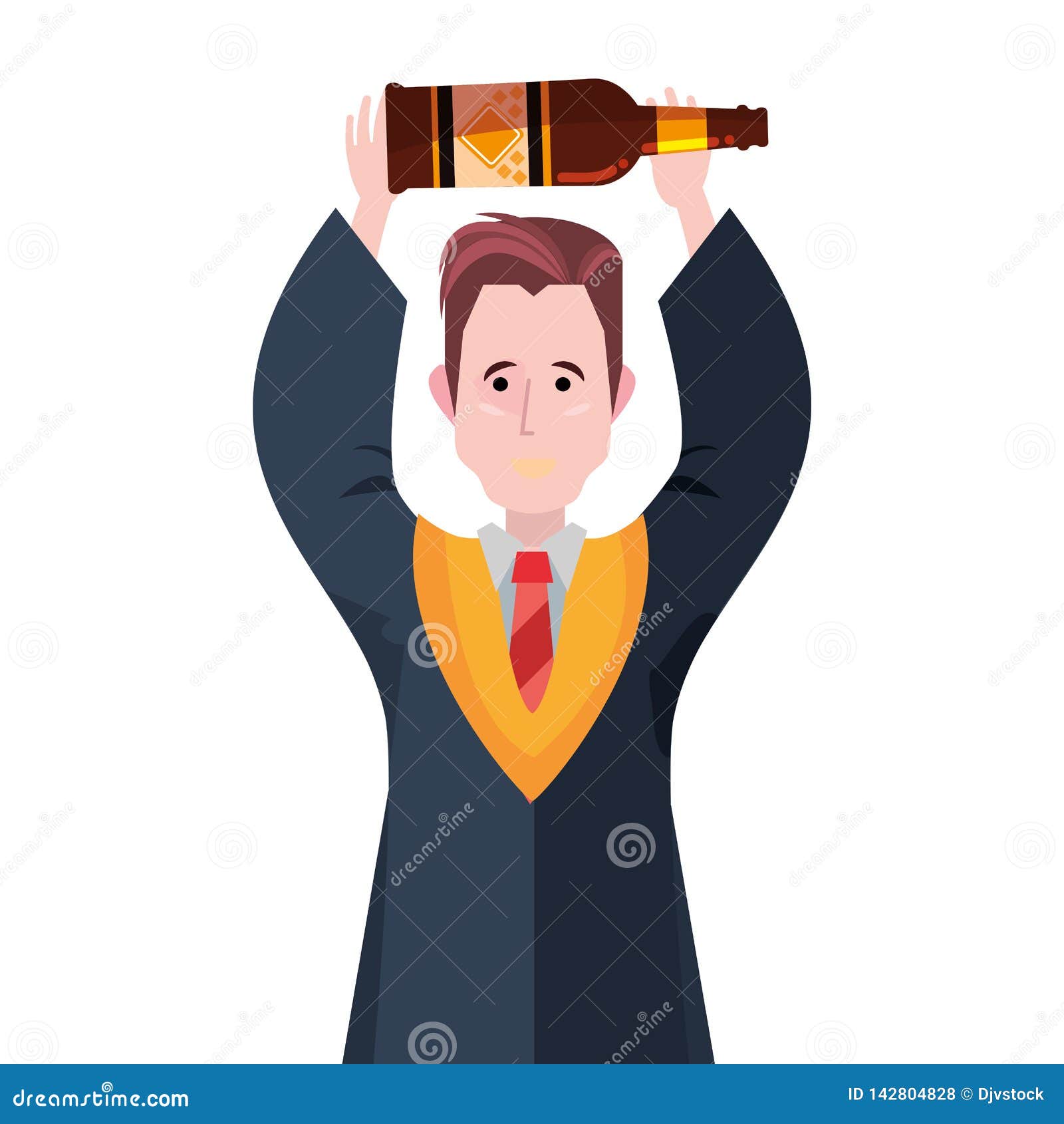 Graduation School Celebration Stock Vector - Illustration of sign ...