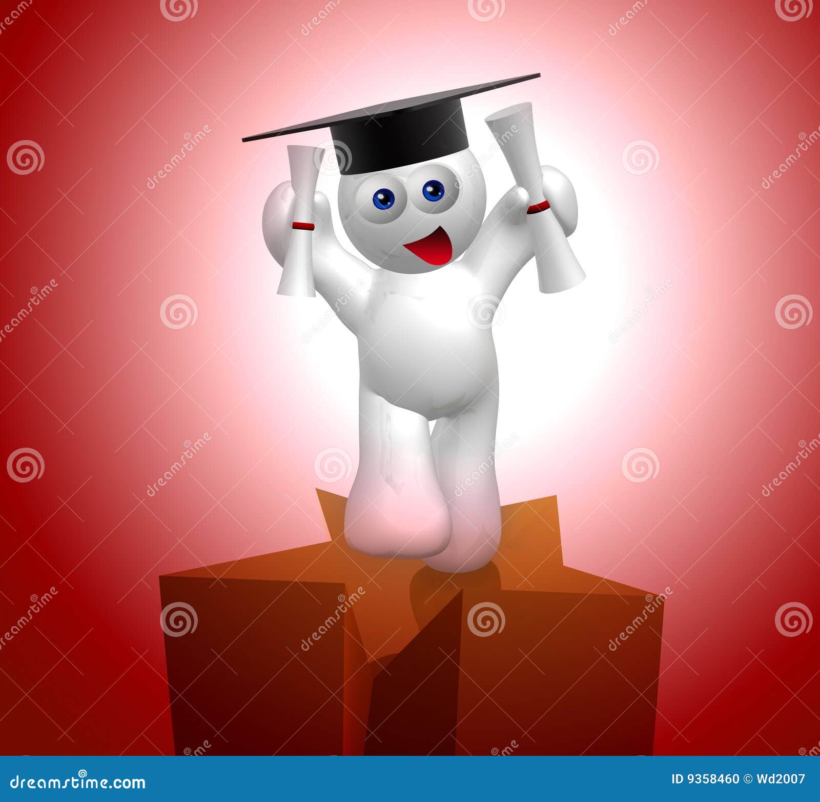 Graduation star icon stock illustration. Illustration of proof - 9358460