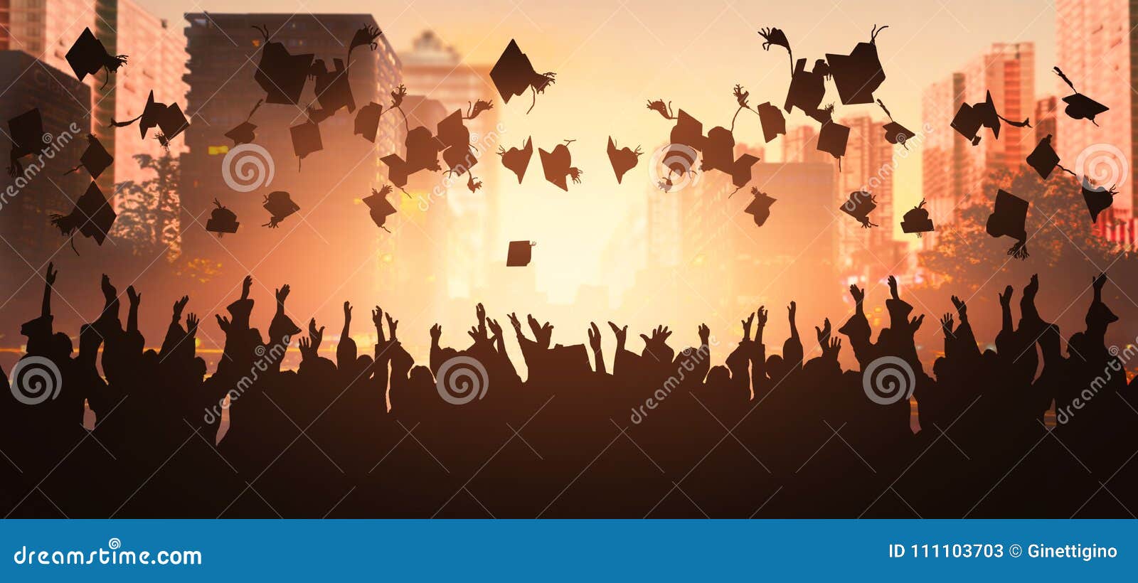 Graduation Student stock illustration. Illustration of commencement ...