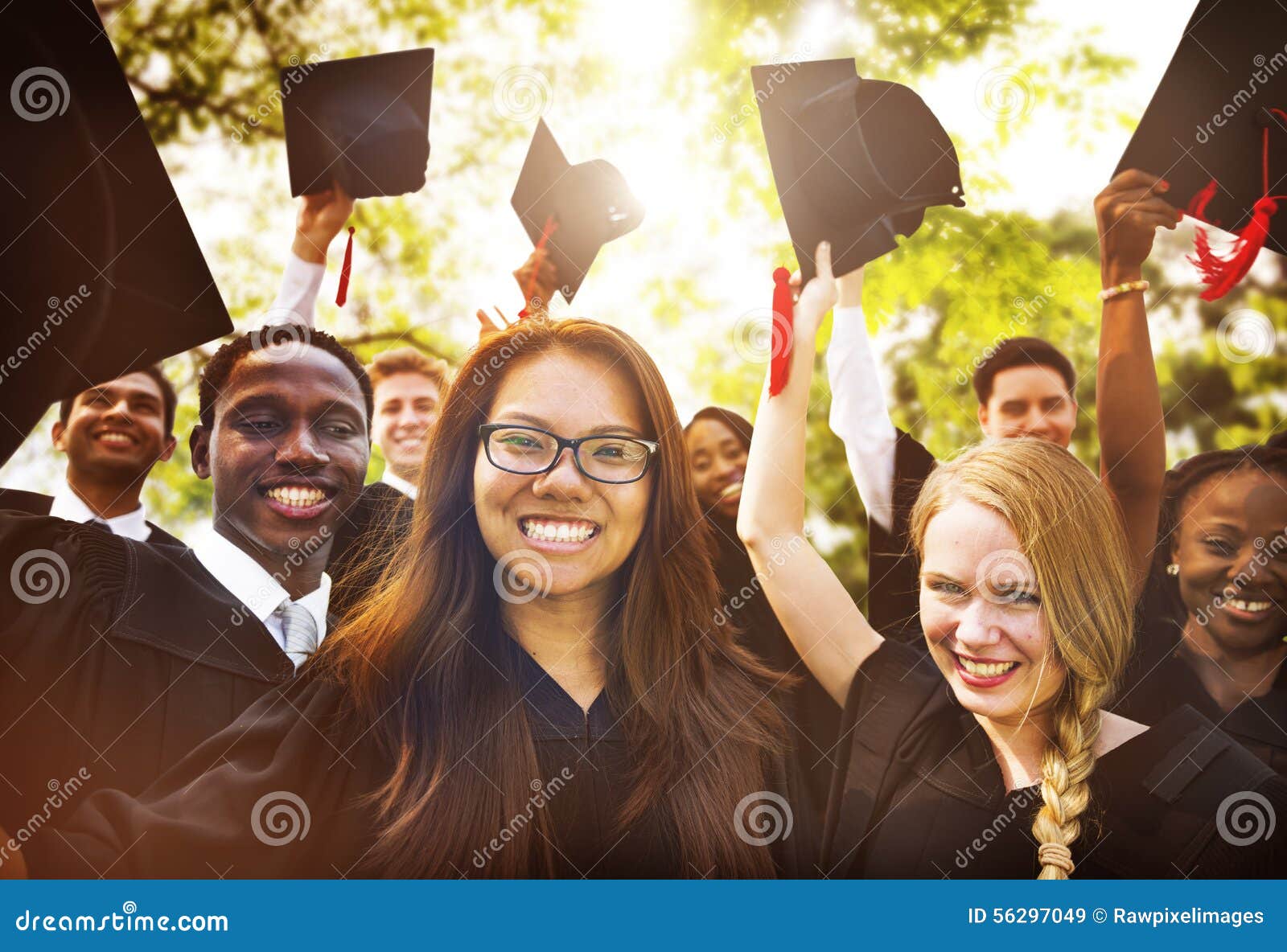 Graduation Student Commencement University Degree Concept Stock Image ...