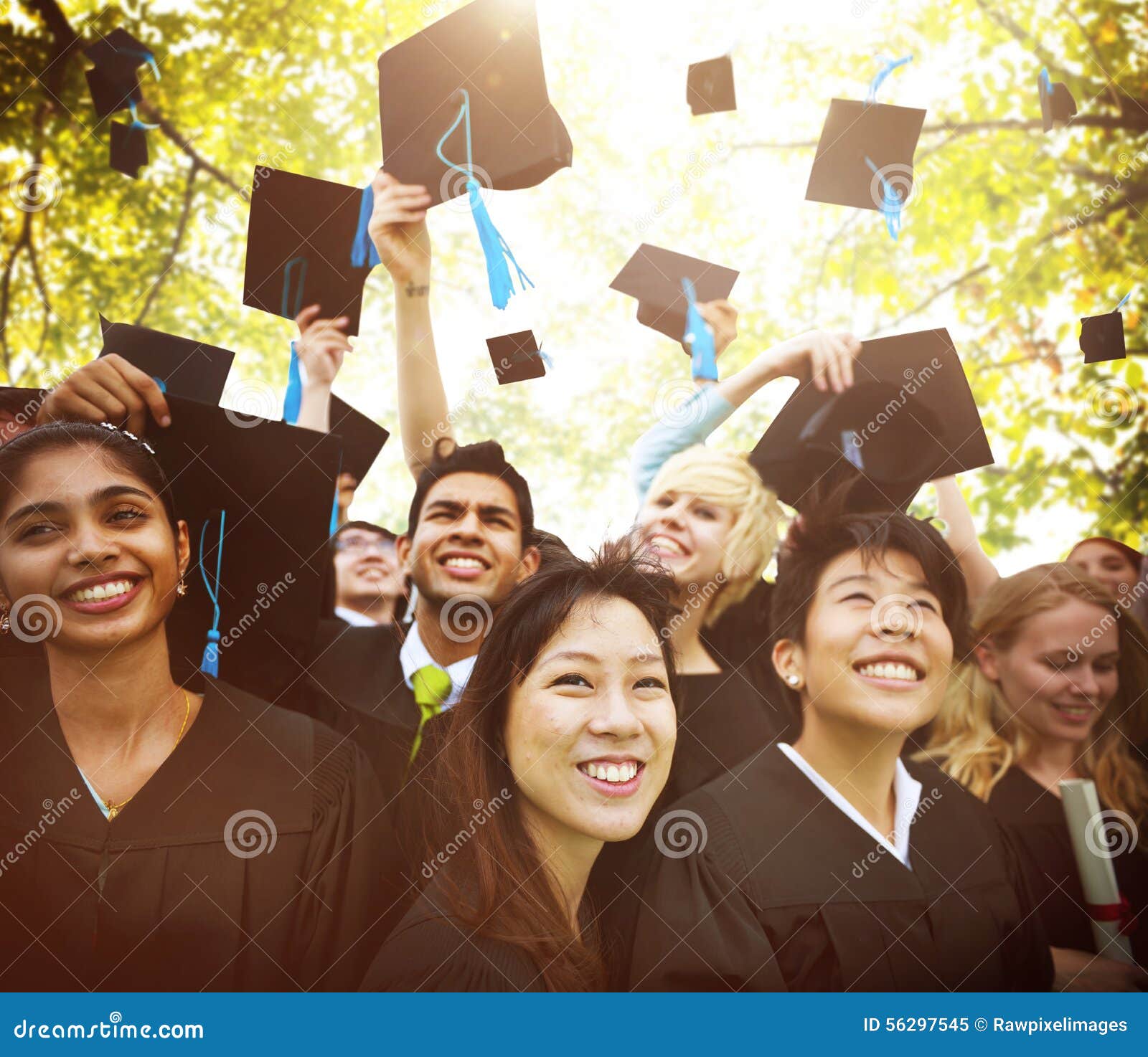 Graduation Student Commencement University Degree Concept Stock Image ...