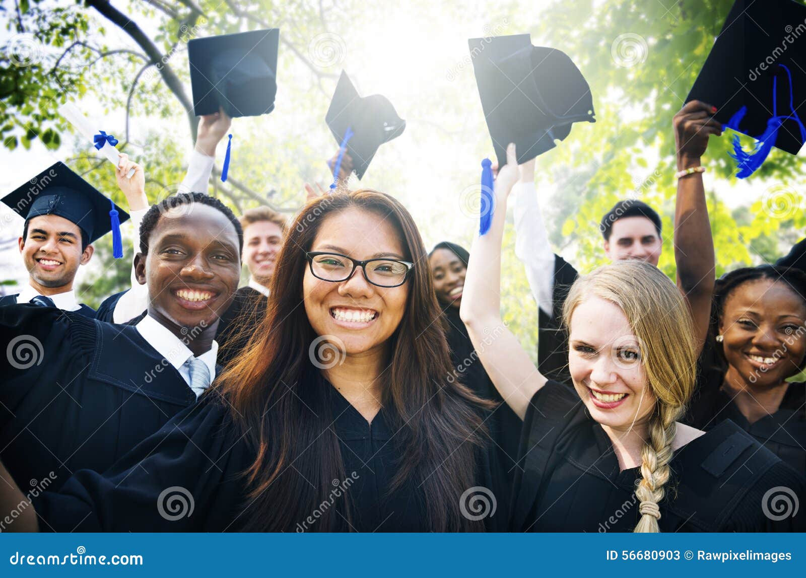Graduation Student Commencement University Degree Concept Stock Image ...