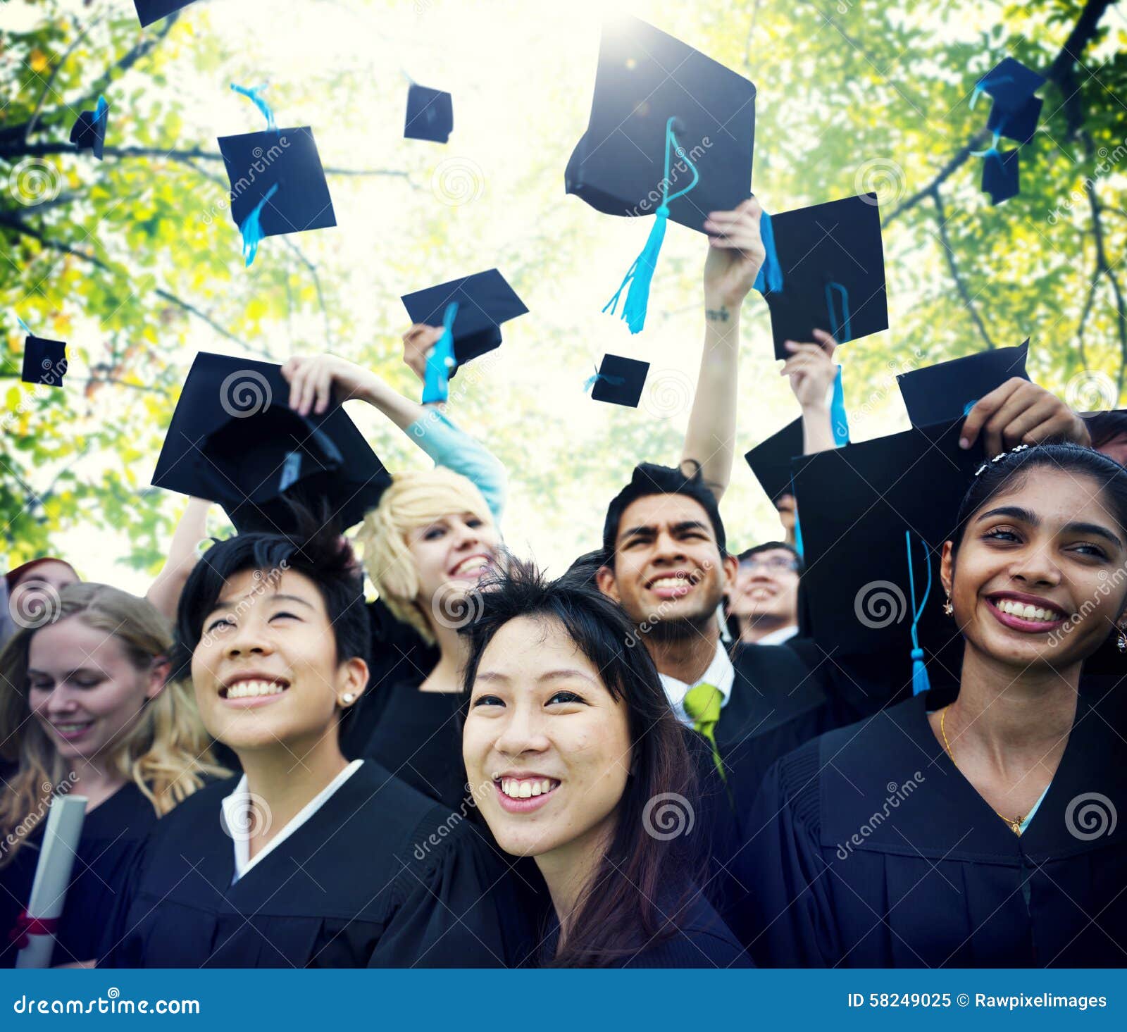 Graduation Student Commencement University Degree Concept Stock Image ...