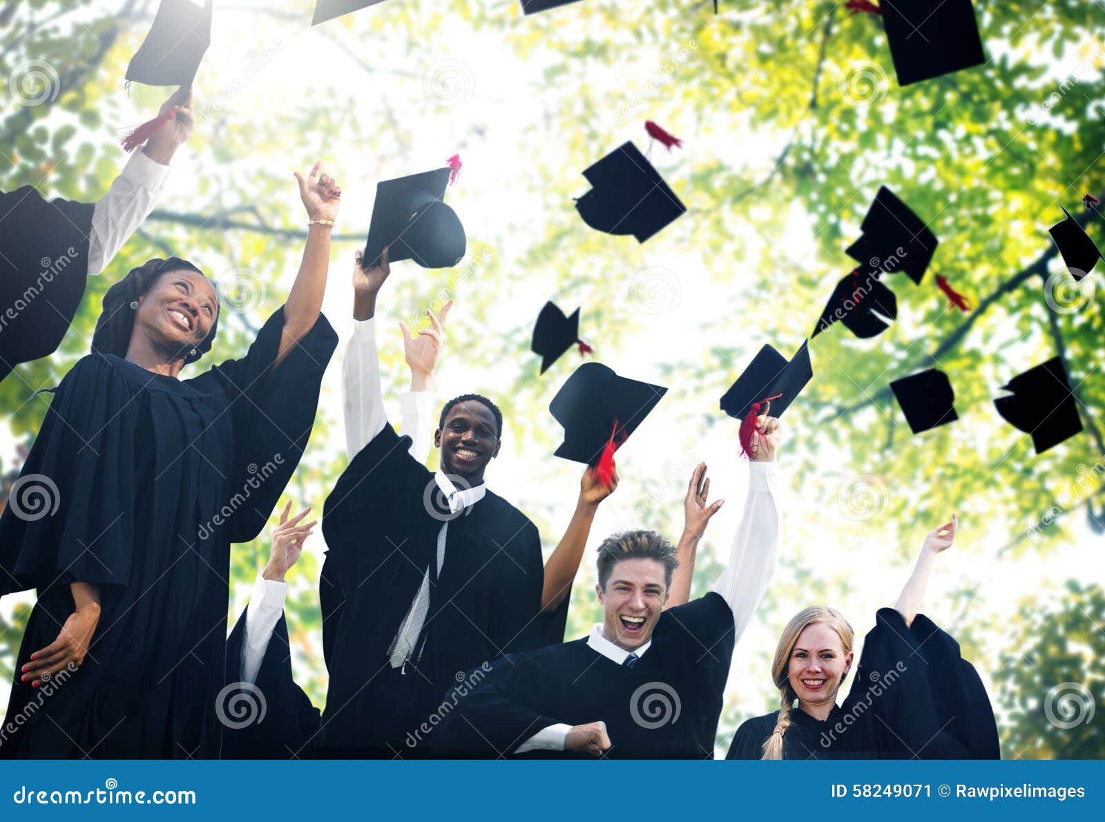 Graduation Student Commencement University Degree Concept Stock Image ...
