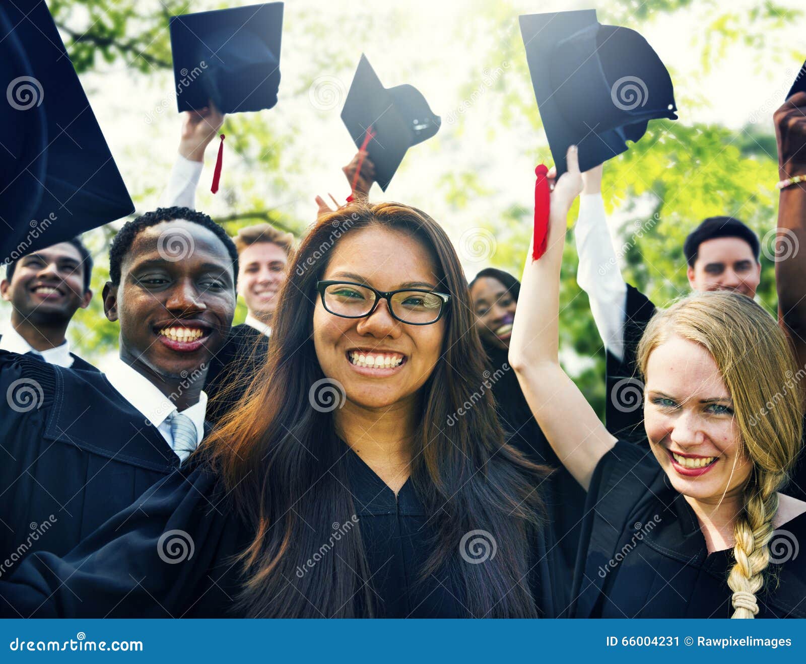 Graduation Student Commencement University Degree Concept Stock Image ...