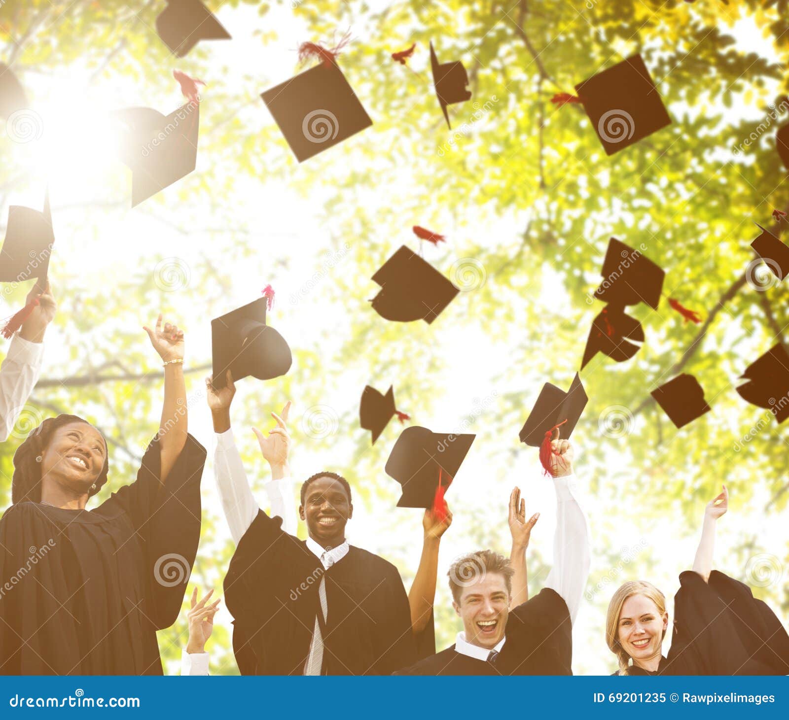 Graduation Student Commencement University Degree Concept Stock Image ...