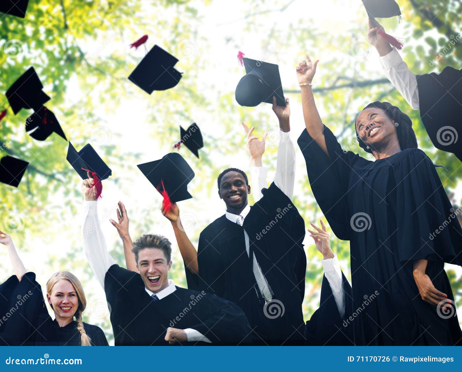 Graduation Student Commencement University Degree Concept Stock Photo ...
