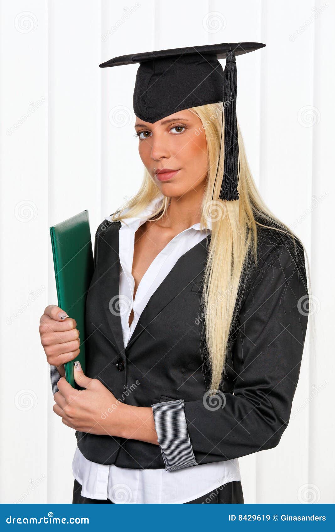 Graduation of a Student Review Stock Image - Image of doktorhut ...