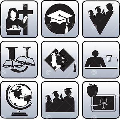 Graduation symbol. stock vector. Illustration of science - 5635176