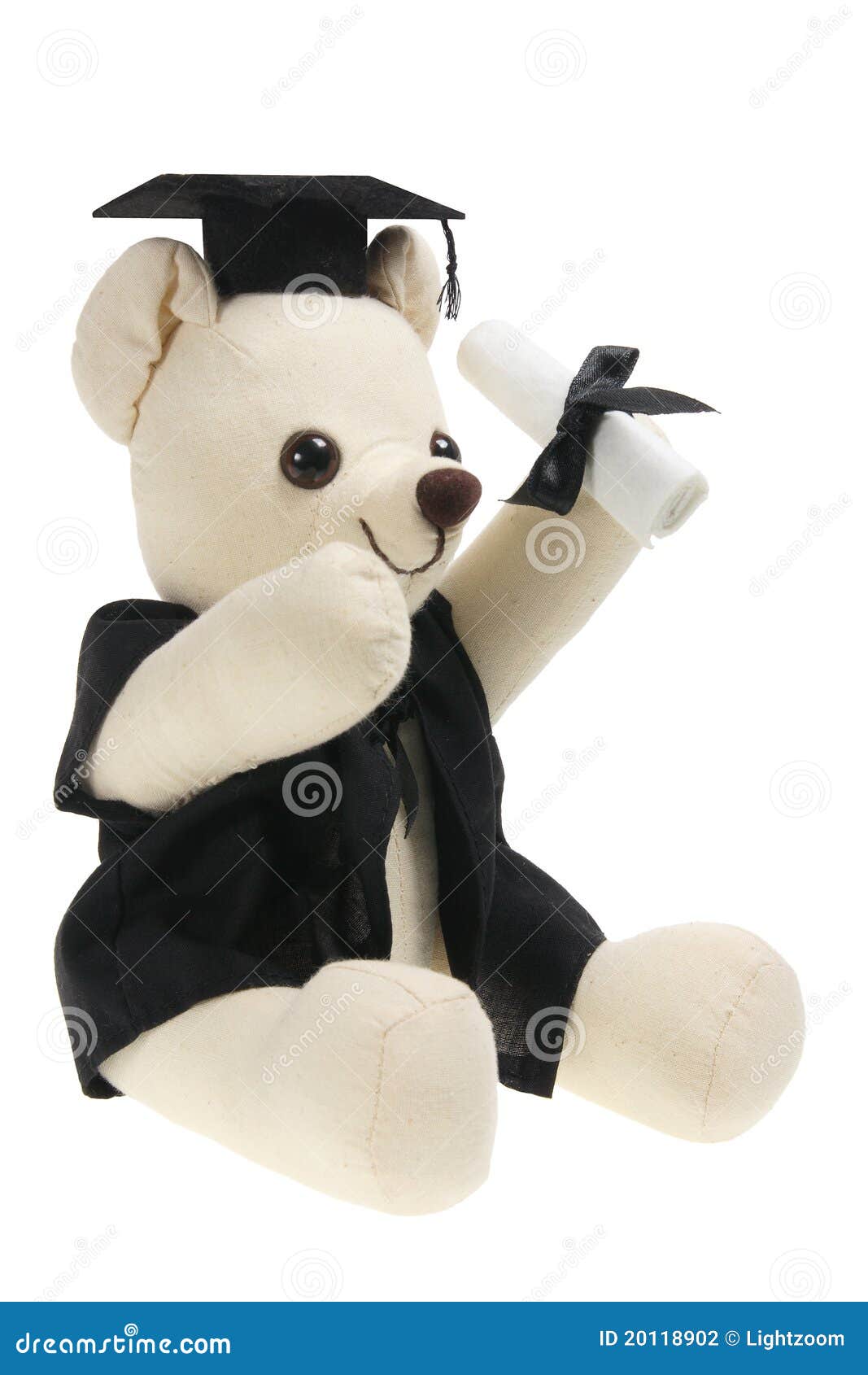 Graduation Teddy Bear stock photo. Image of congratulate - 20118902