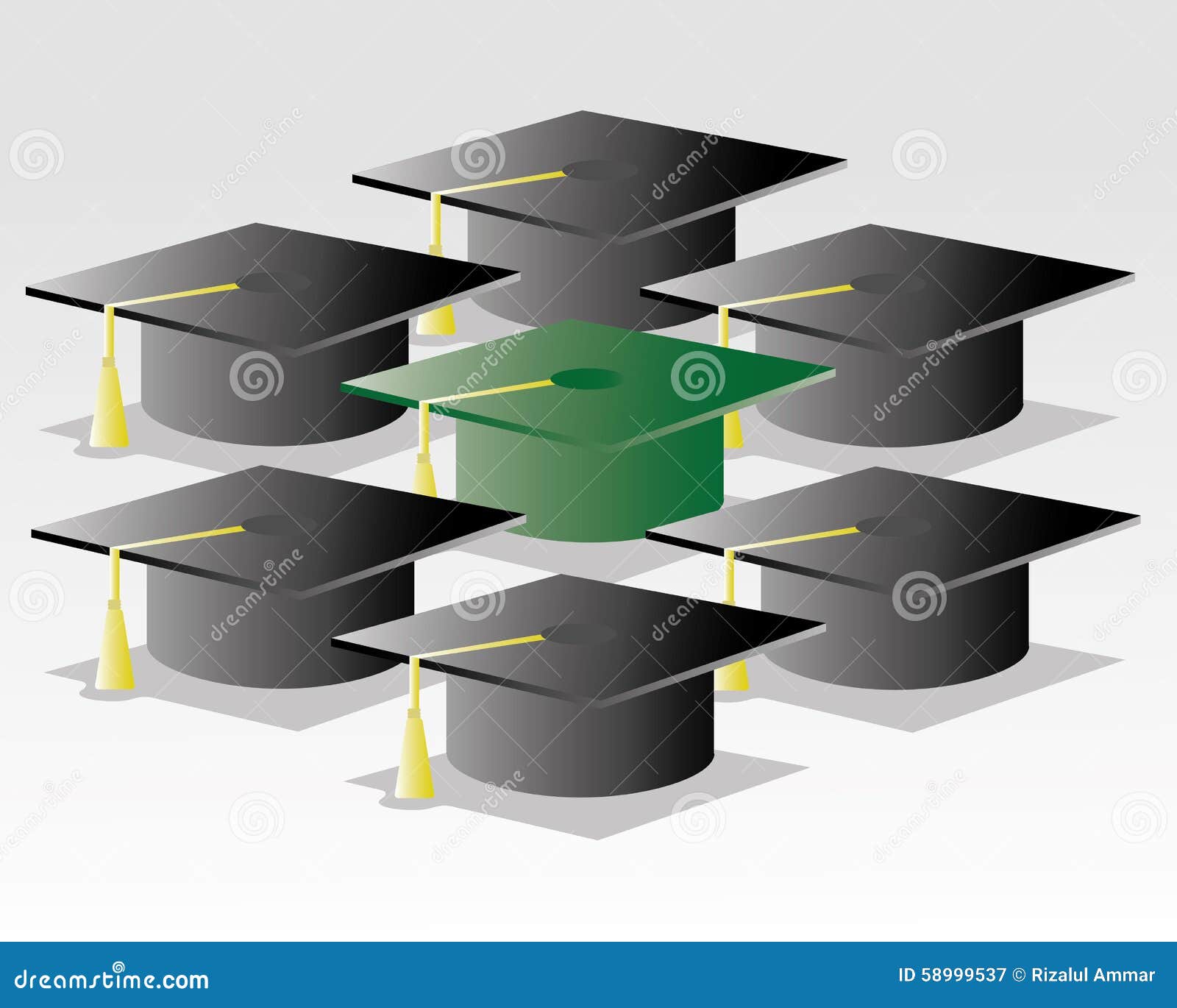 Graduation Cap, Time And Certificate Icons Set. Horizontal Chart Sign ...